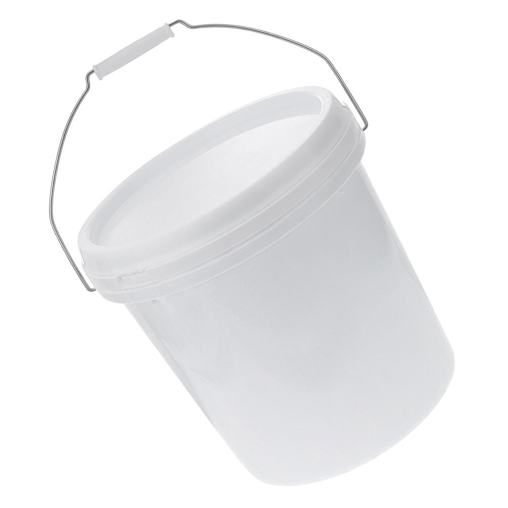 Hemoton Gallon Plastic Bucket With Lid 5L Heavy Duty Gallon Bucket Pail ...