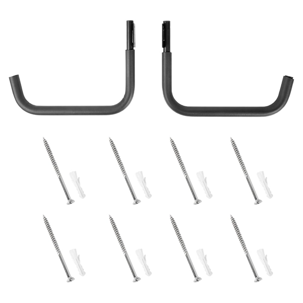 Hemoton Garage Ladder Hooks Kayak Rack Paddle Storage Wall Hanger ...