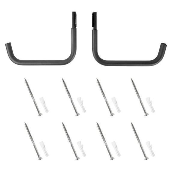Hemoton Garage Ladder Hooks Kayak Rack Paddle Storage Wall Hanger ...