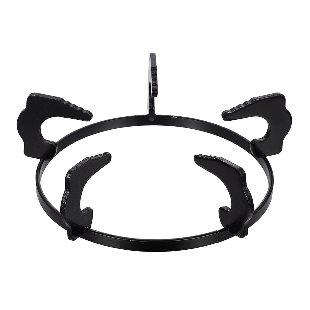 Hemoton Gas Stove Pan Stand Round Iron Stove Rack Gas Stove Support ...