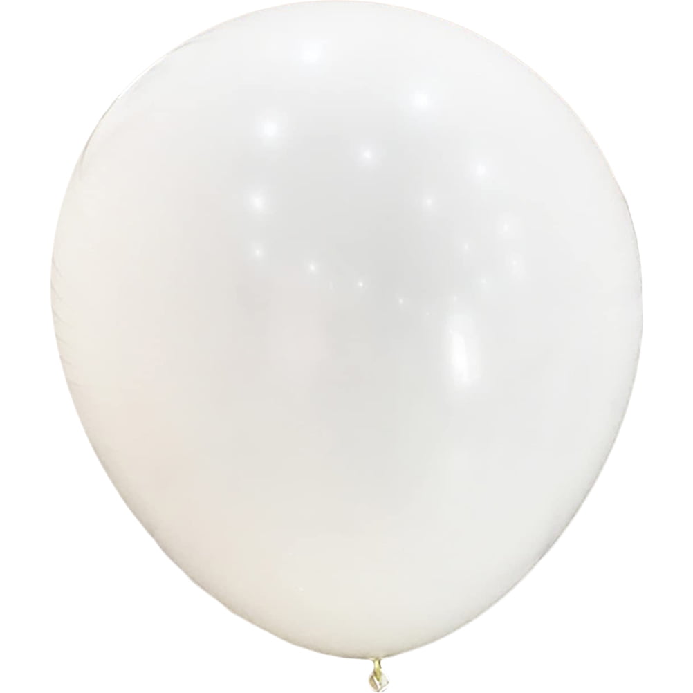 Hemoton Giant White Round Balloon Giant Latex Balloon Big Round Balloon ...