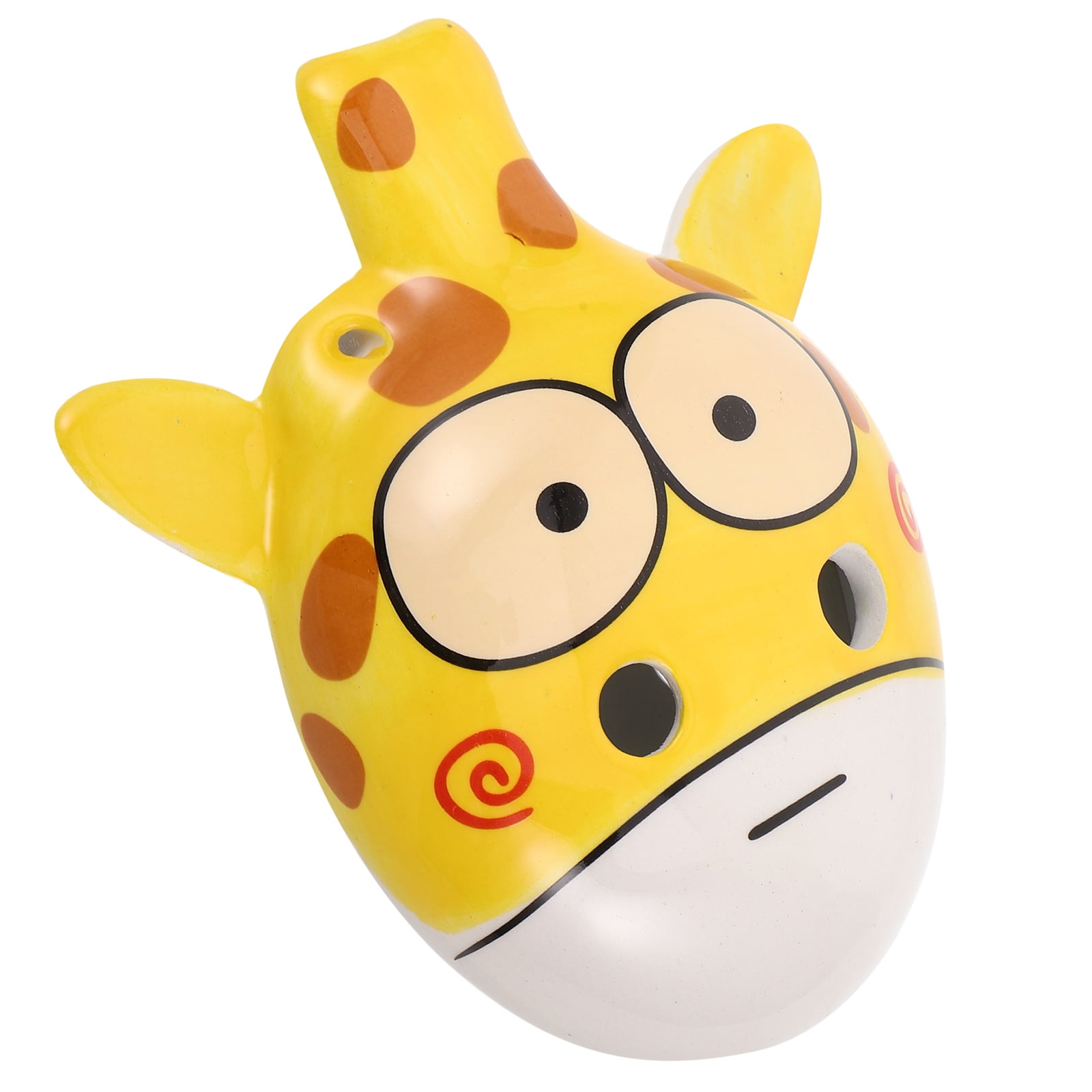 RENACLIPY Yellow Ceramic Soprano Ocarina Musical Instrument with ...