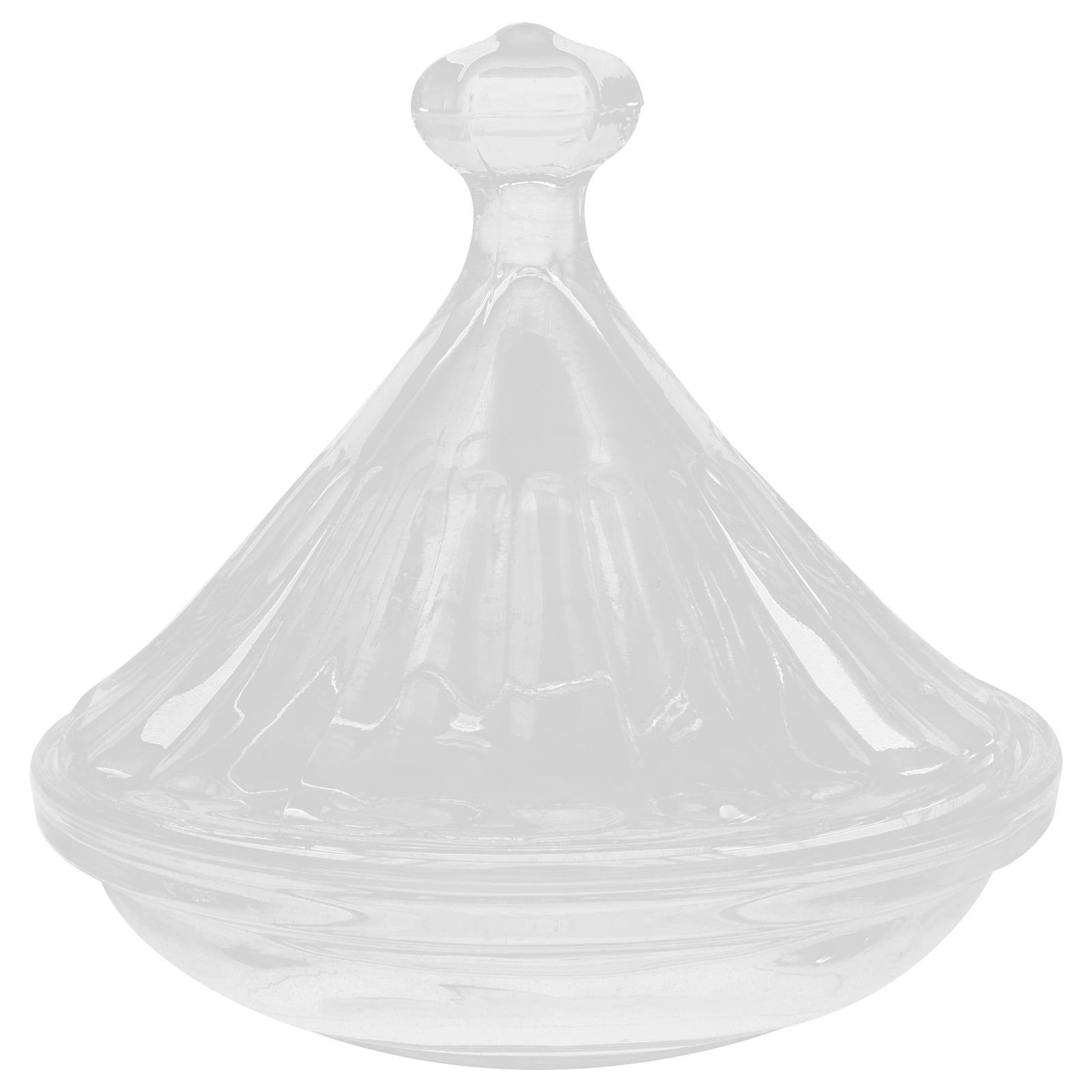 Hemoton Glass Candy Dish With Lid Small Decorative Bowl Sweets Nuts ...