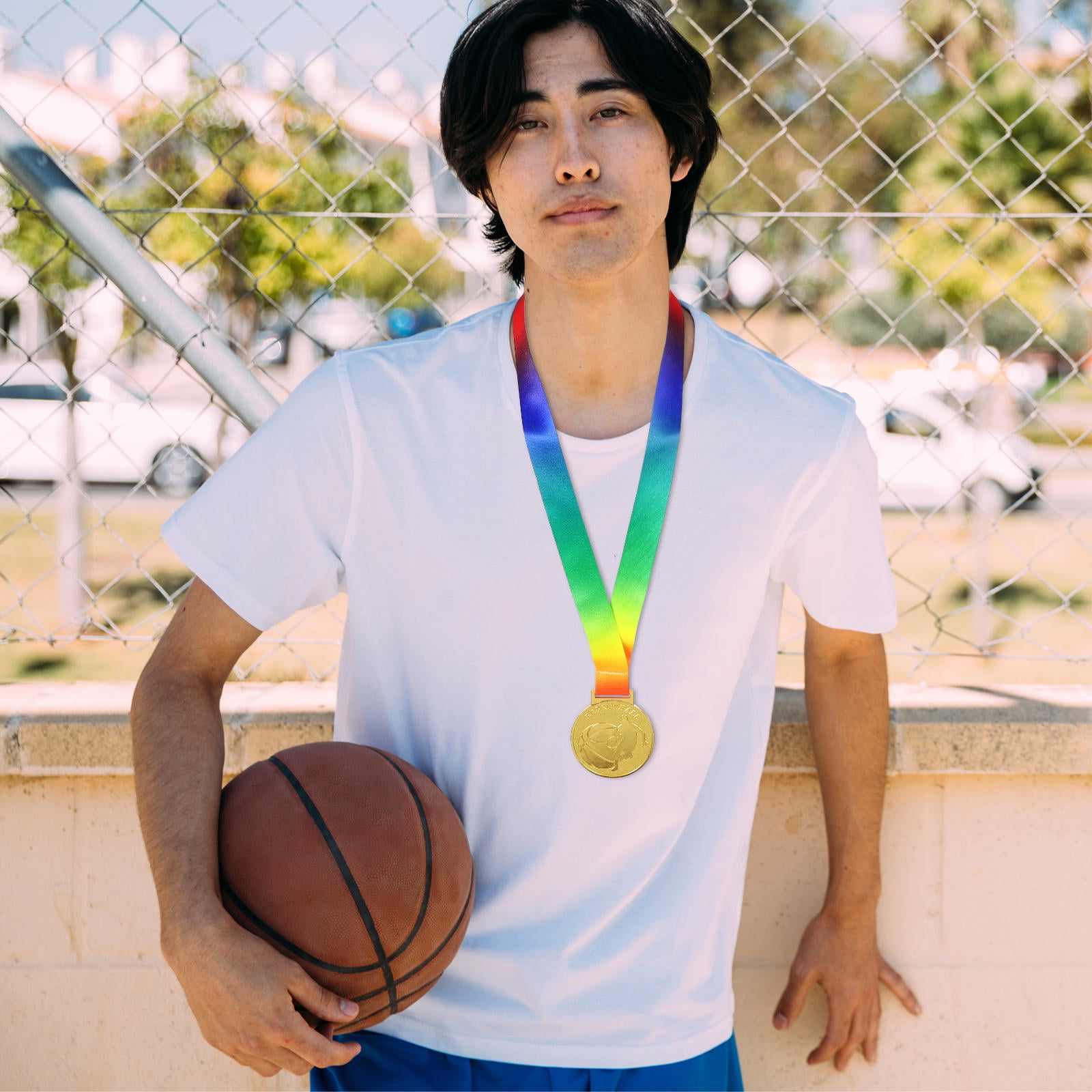 Hemoton Gold Basketball Medals Award Medals For Kids Metal Medals For ...