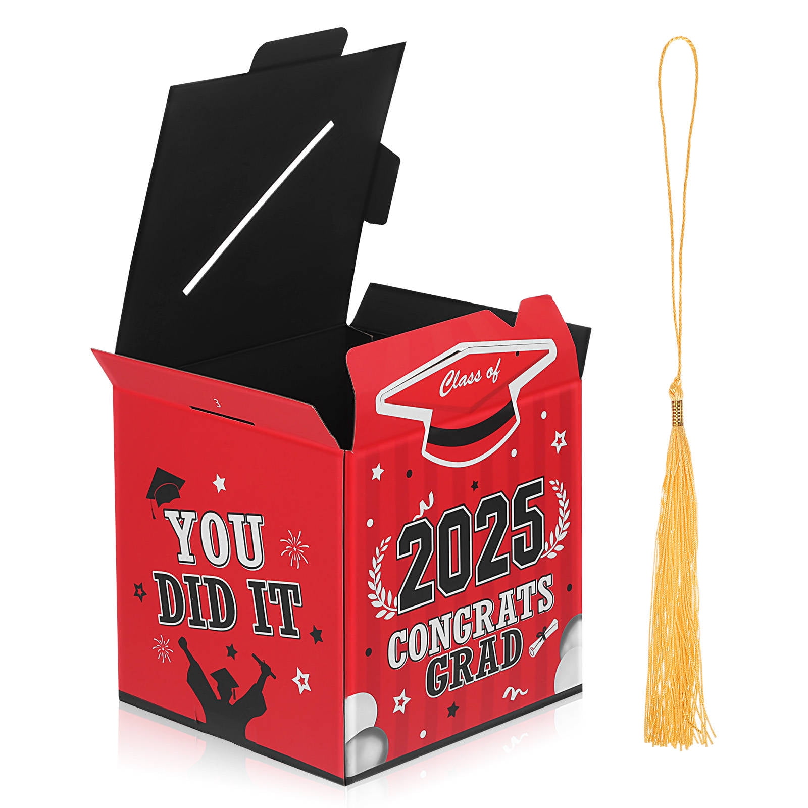 Hemoton Graduation Gift Box 2025 Graduation Party Box Card Holder ...