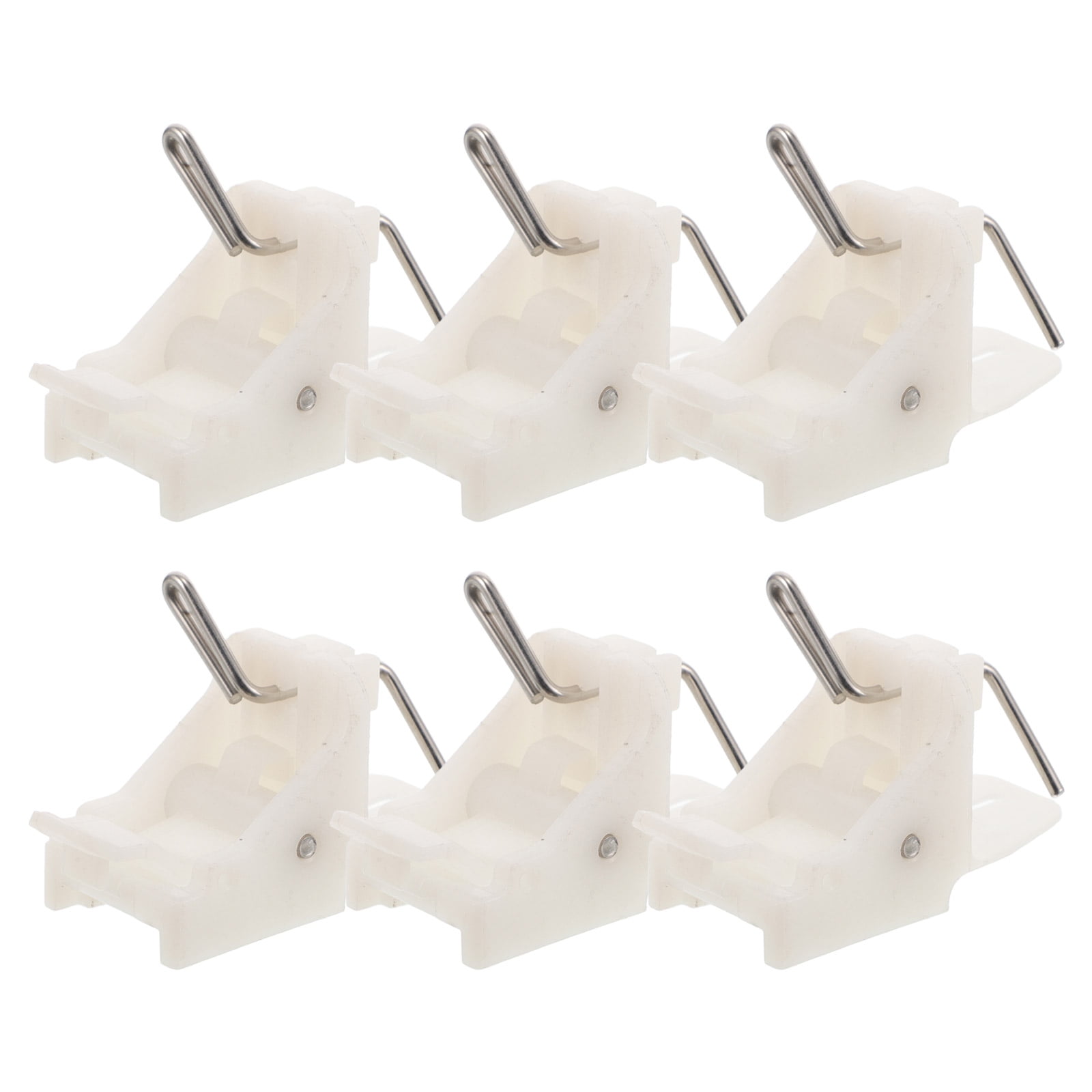 Hemoton 6pcs Freezer Shelf Clips for Refrigerator Cooler Shelf Support ...
