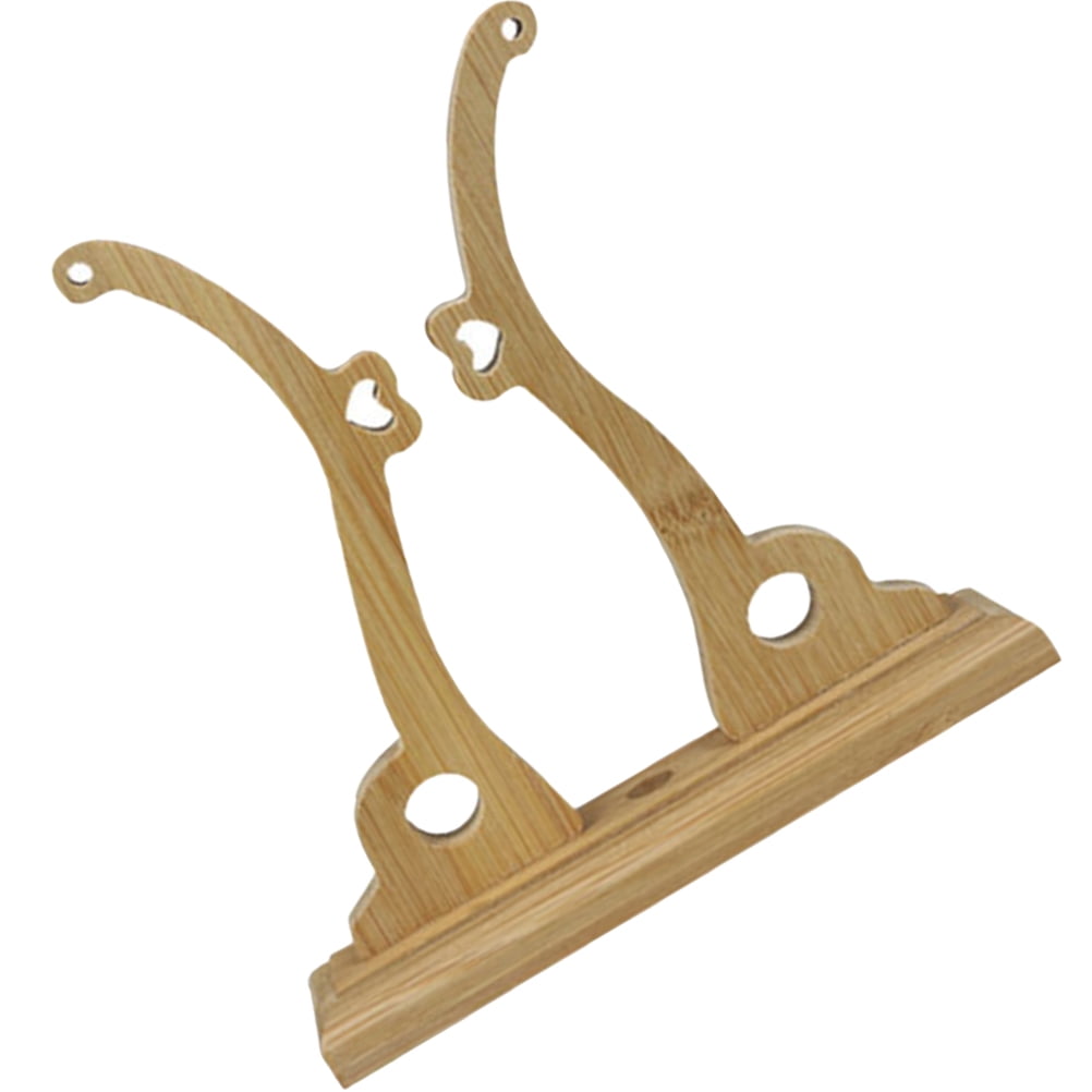 Hemoton Hand Fan Display Stand Chinese Style Round Fan Display Holder ...