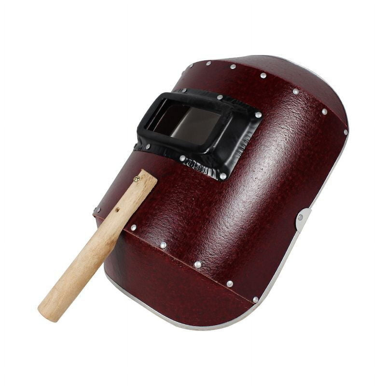 Hemoton Handheld Welding Mask with Wood Handle Professional Welding ...