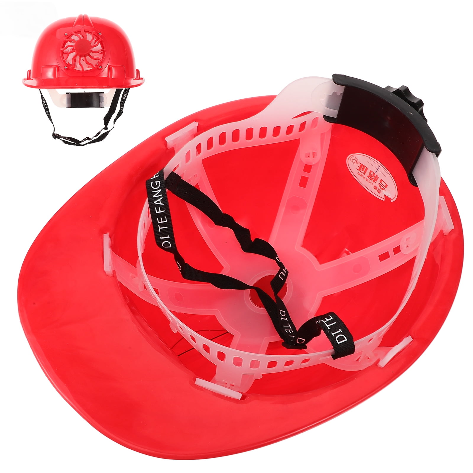 Hemoton Hard Hat With Solar Fan Working Helmet For Construction Men ...