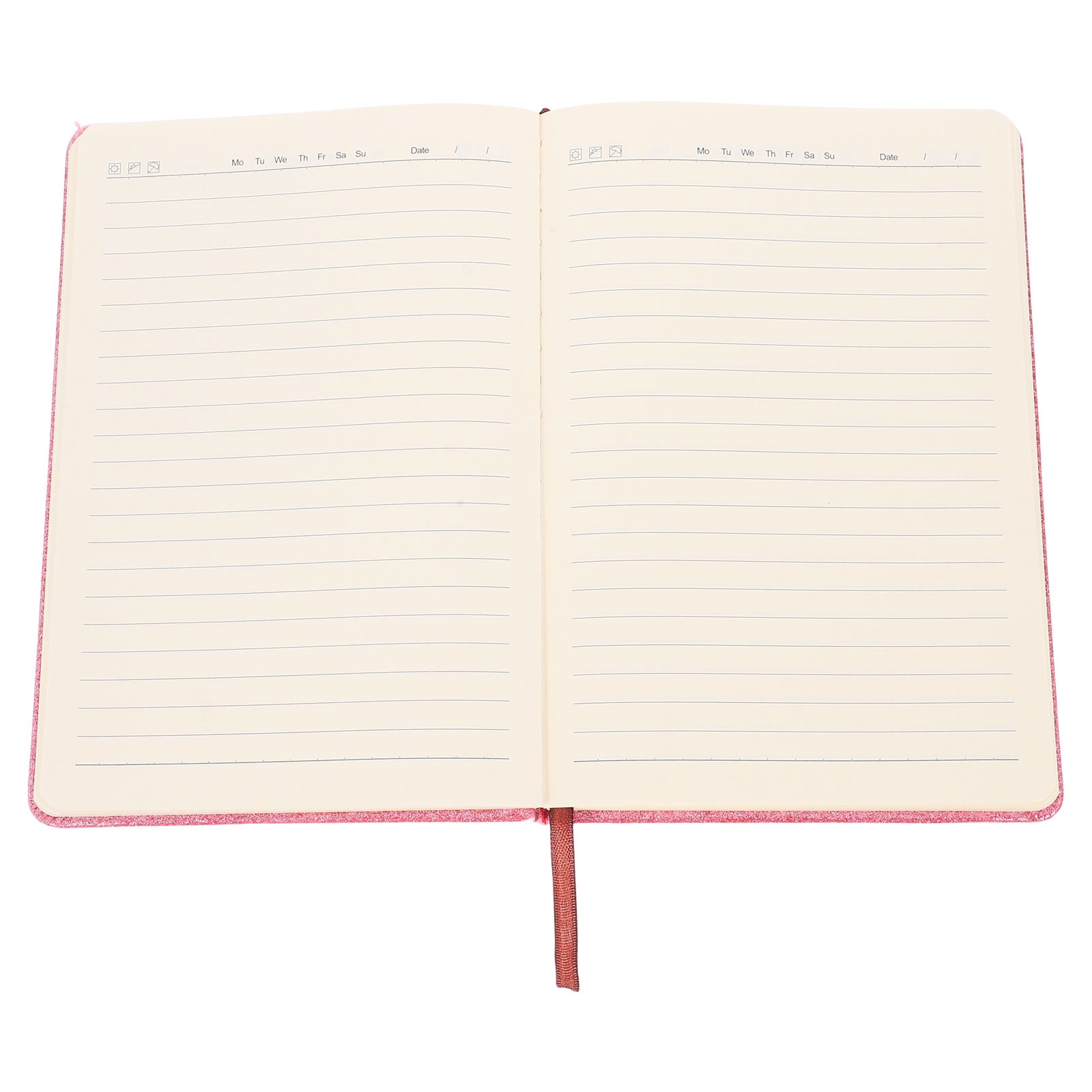 Hemoton Hard-sided Glitter Notebook Stylish Notepad Travel - Walmart.com