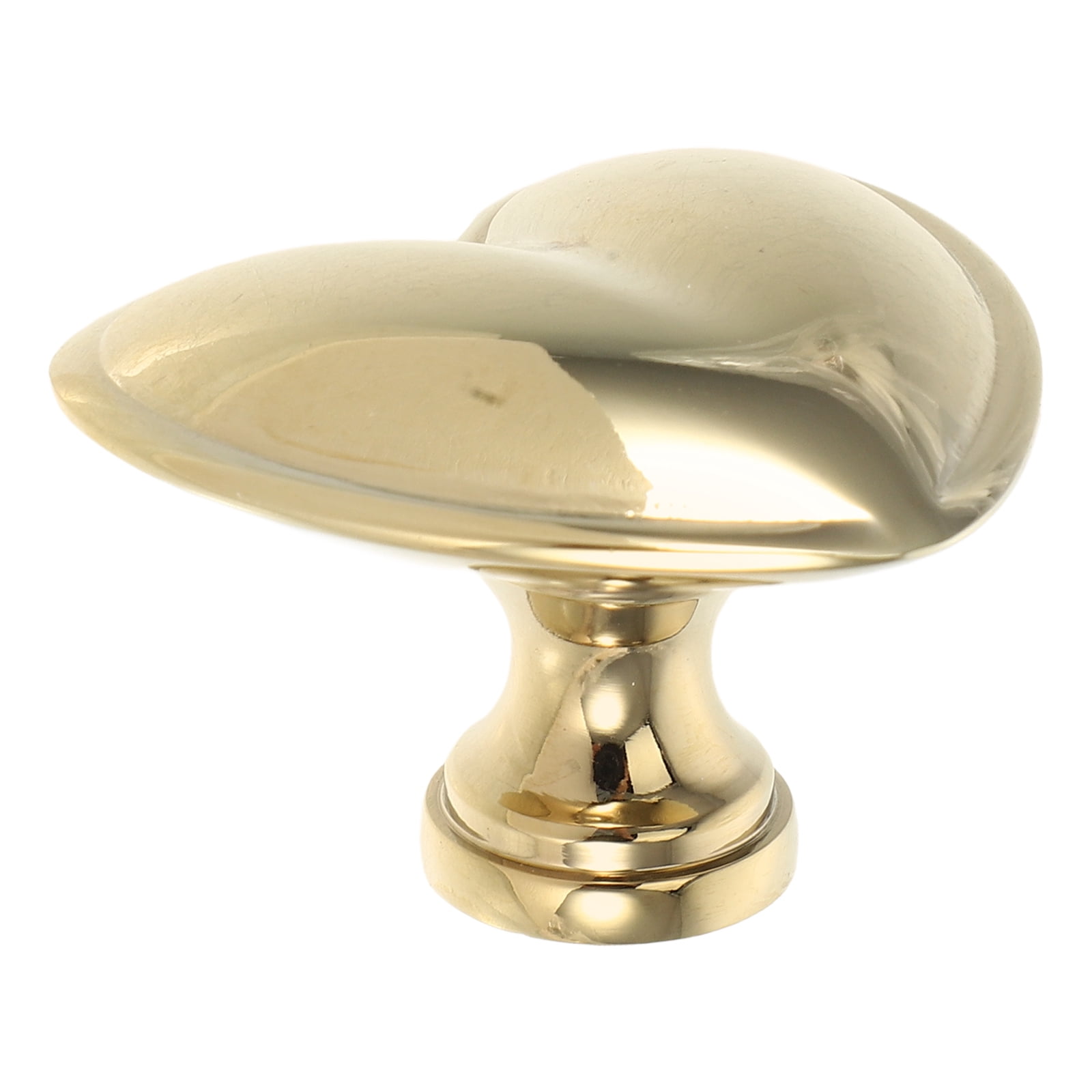 Hemoton Heart Shaped Cabinets Knob Love Dresser Pulls Brass Handles ...