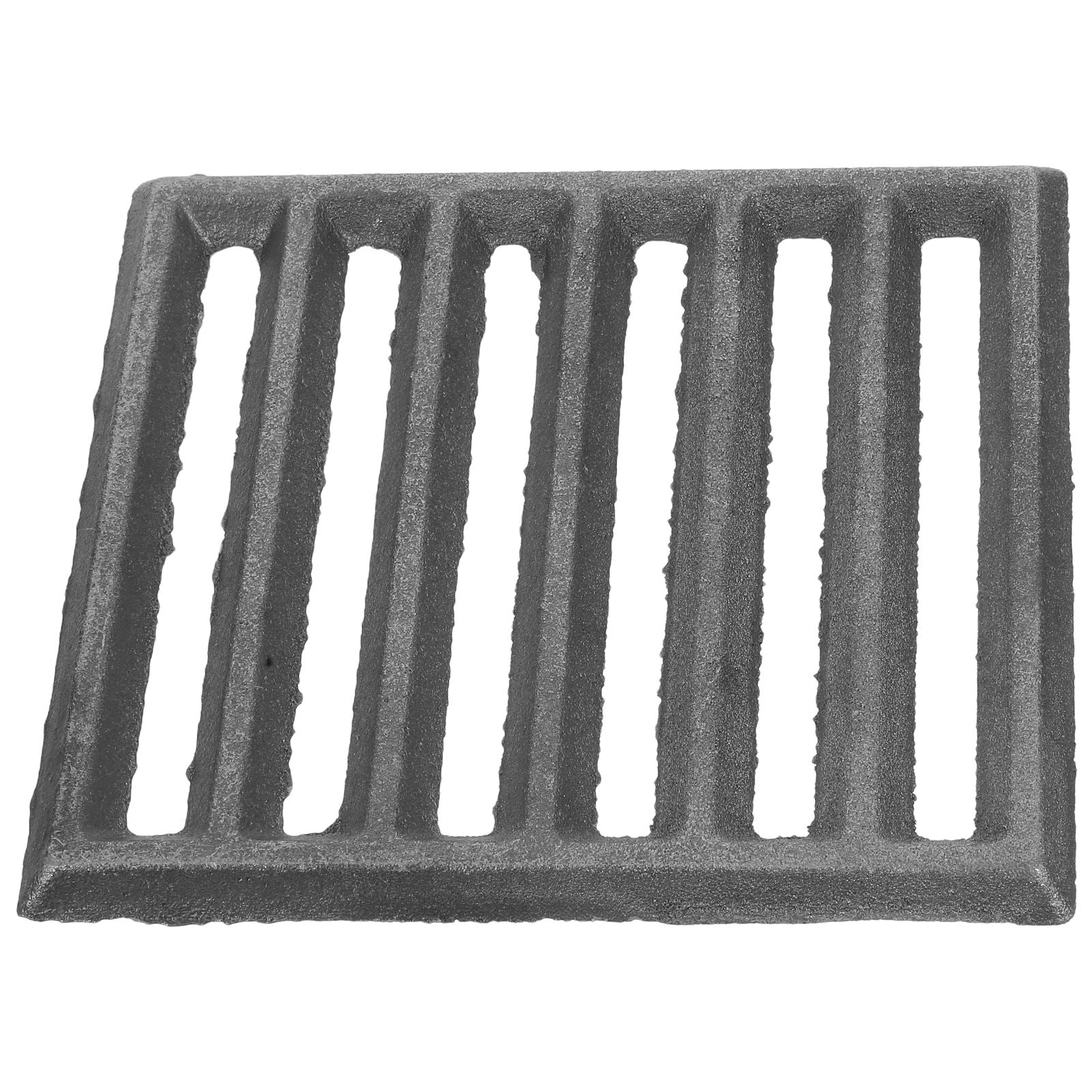 HEMOTON Multi Functional Cast Iron Grill Grate Heavy Duty Rectangle ...
