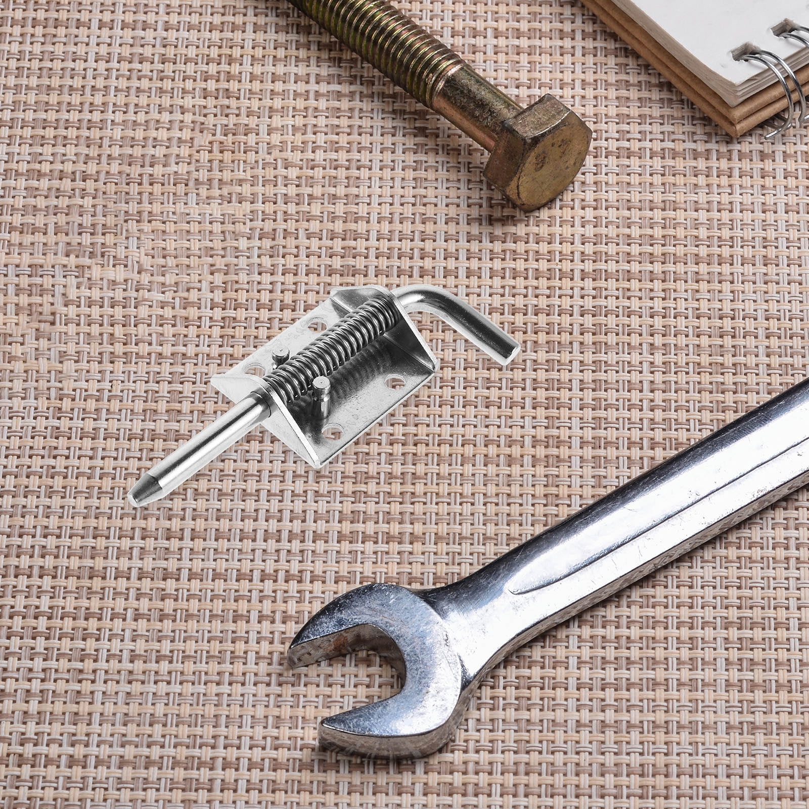 Hemoton Heavy Duty Stainless Steel Latch Pin For Trailer Spring Loaded ...