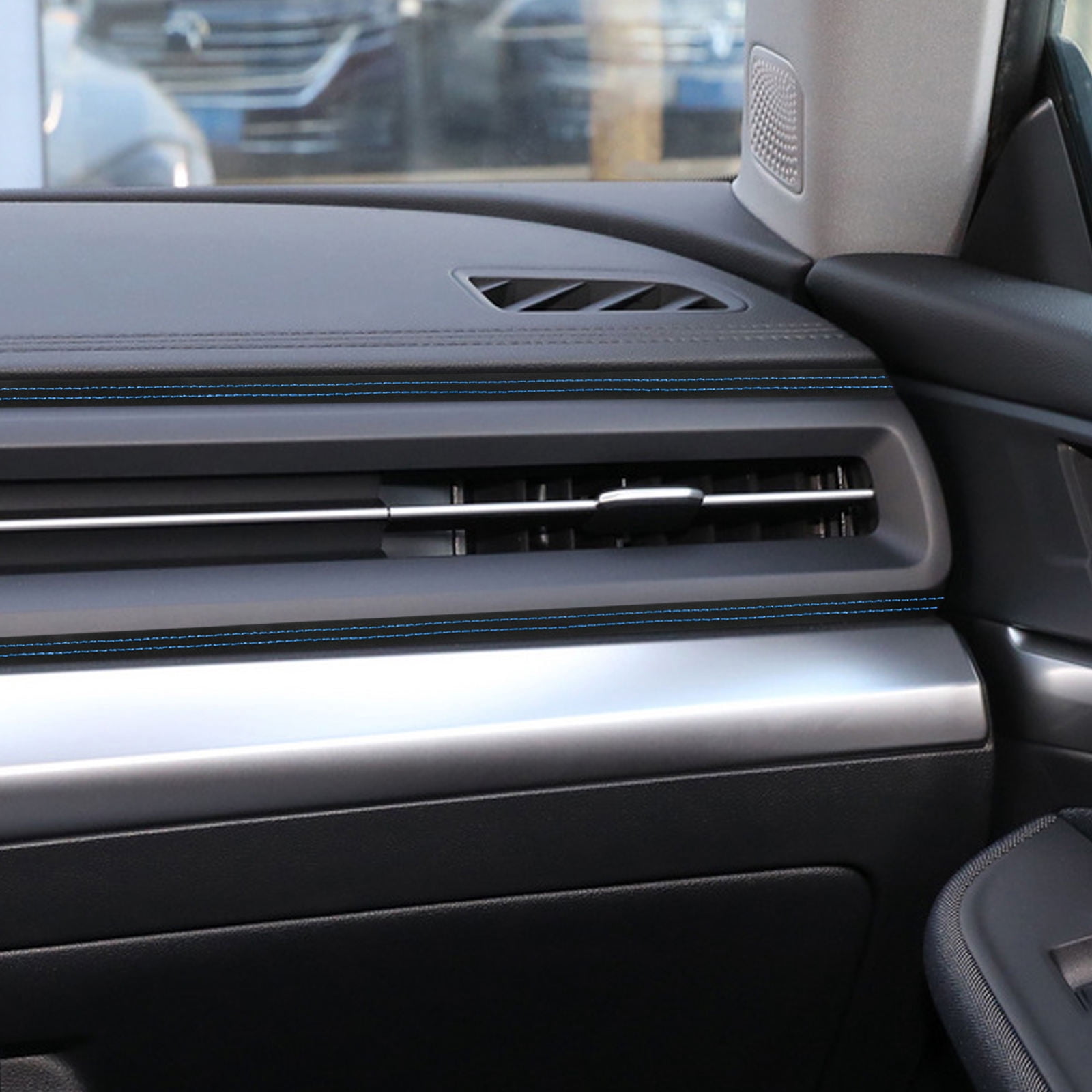 Hemoton Hemoton Universal PU Car Interior Trim 1 Set For Dashboard And ...