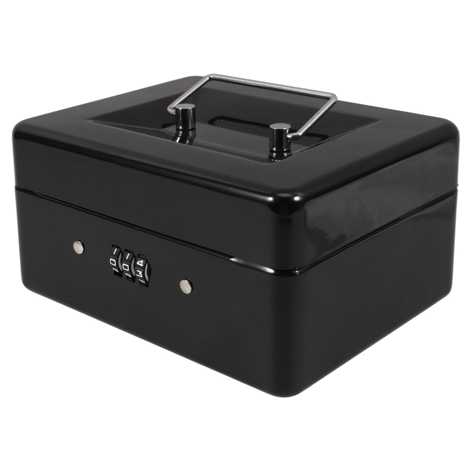 Hemoton Hidden Storage Box With Combination Lock Secure Metal Cash Box ...