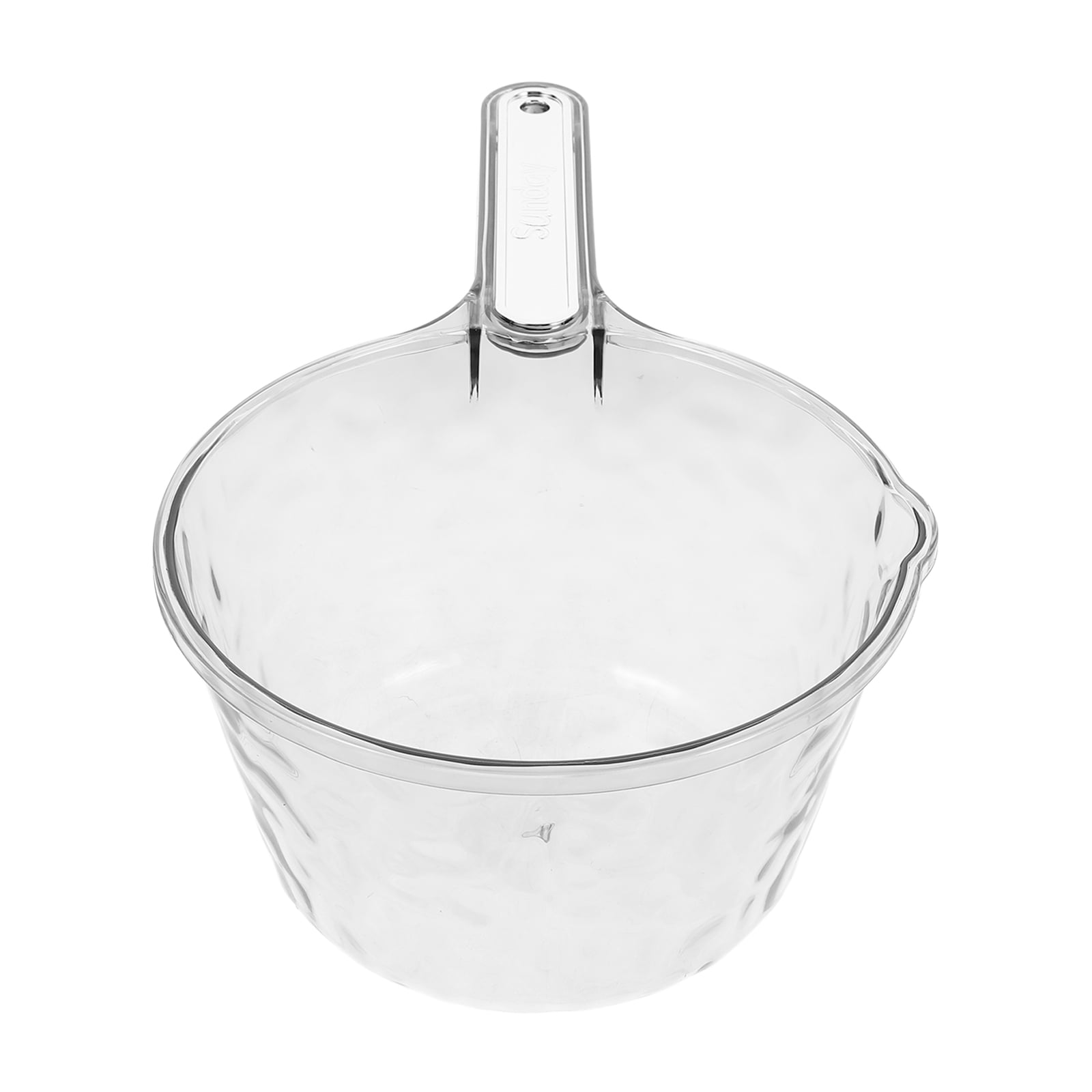 Hytrove Bucket Scoop Transparent Plastic For Bathing 1Pcs 11.4X6.7X3 ...