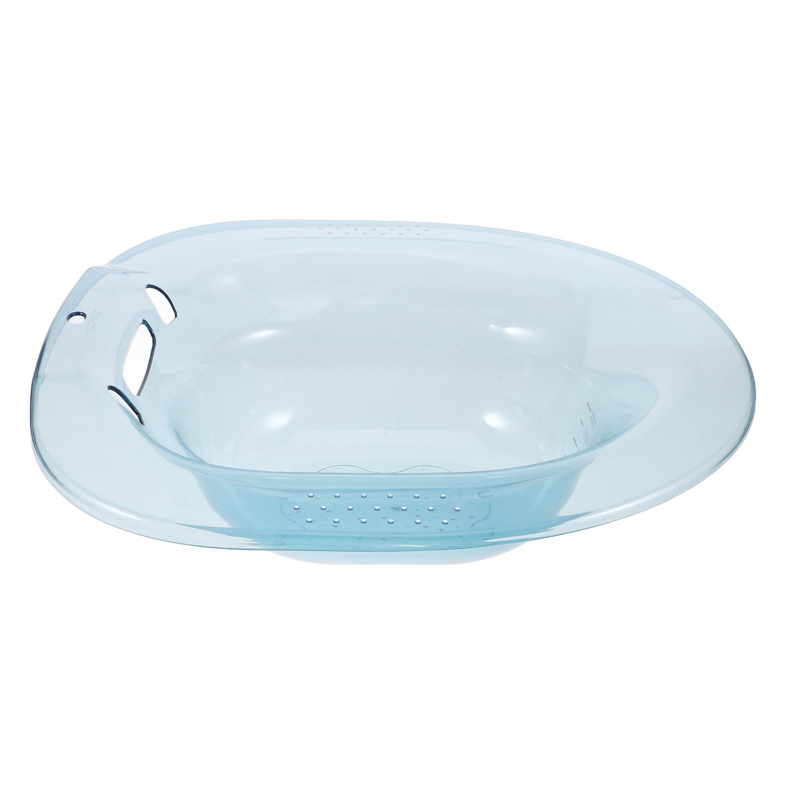HEMOTON Blue PET Sitz Bath Basin for Toilet Wide and Deep Design with ...