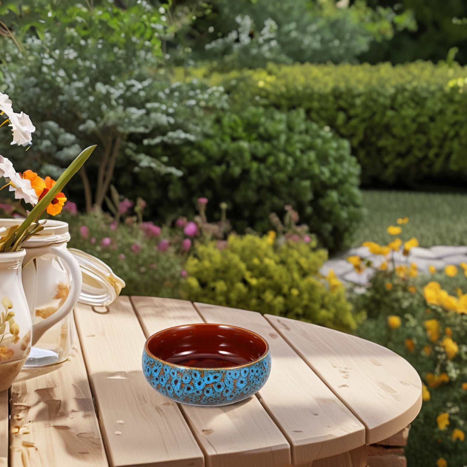 Hemoton Hydroponics Bowl Lotus Basin Drainage Pot Planters for Indoor ...