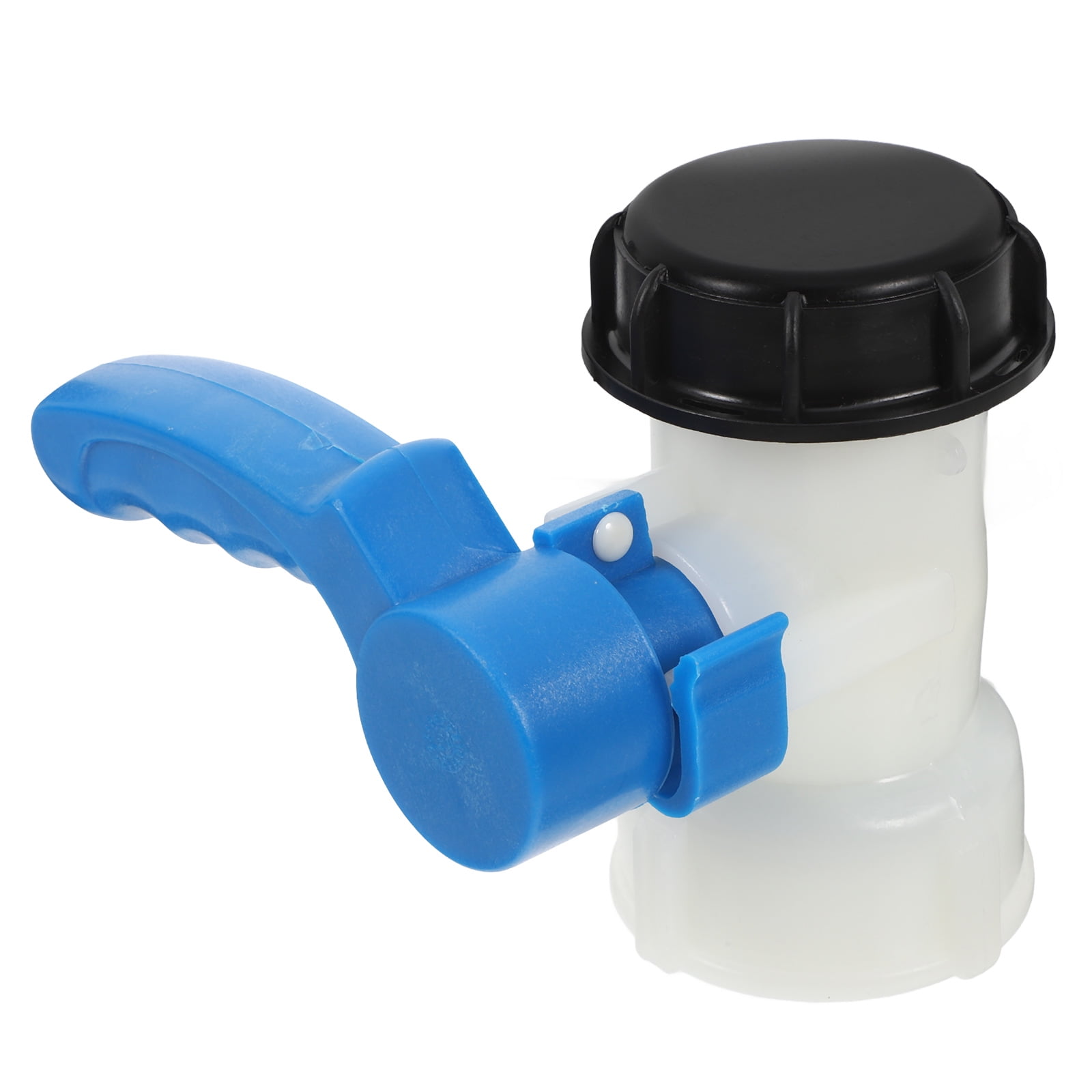 Hemoton IBC Tote Tank Water Drain Valve DN40 1000L IBC Tote Fittings 62mm Interface, Butterfly ...