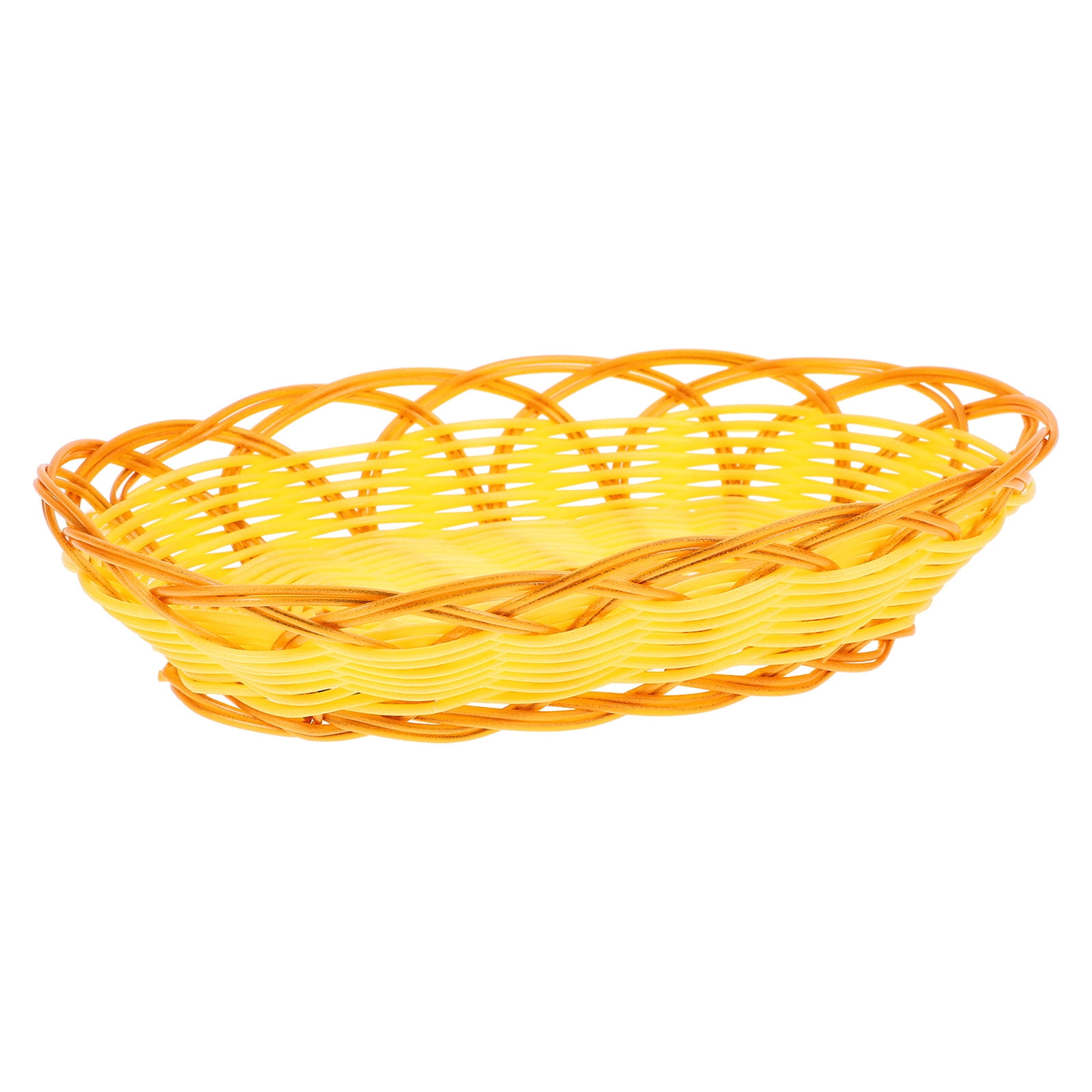 Hemoton Imitation Rattan Woven Fast Food Basket French Fries Baskets ...