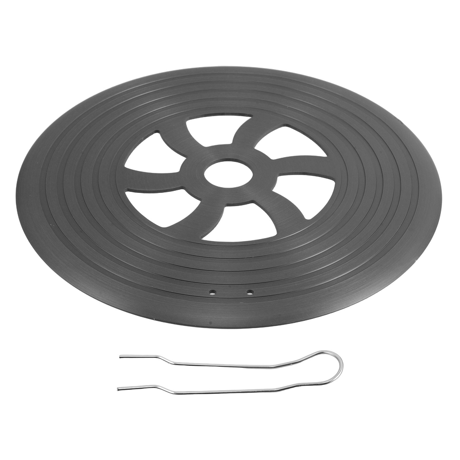 RENACLIPY Black Aluminum Heat Diffuser Plate for Induction Cooktops ...