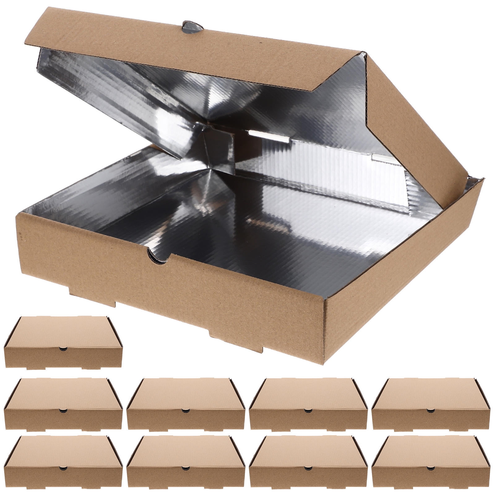 Hemoton Insulated Pizza Slice Boxes Made from Paper and Aluminum Foil ...