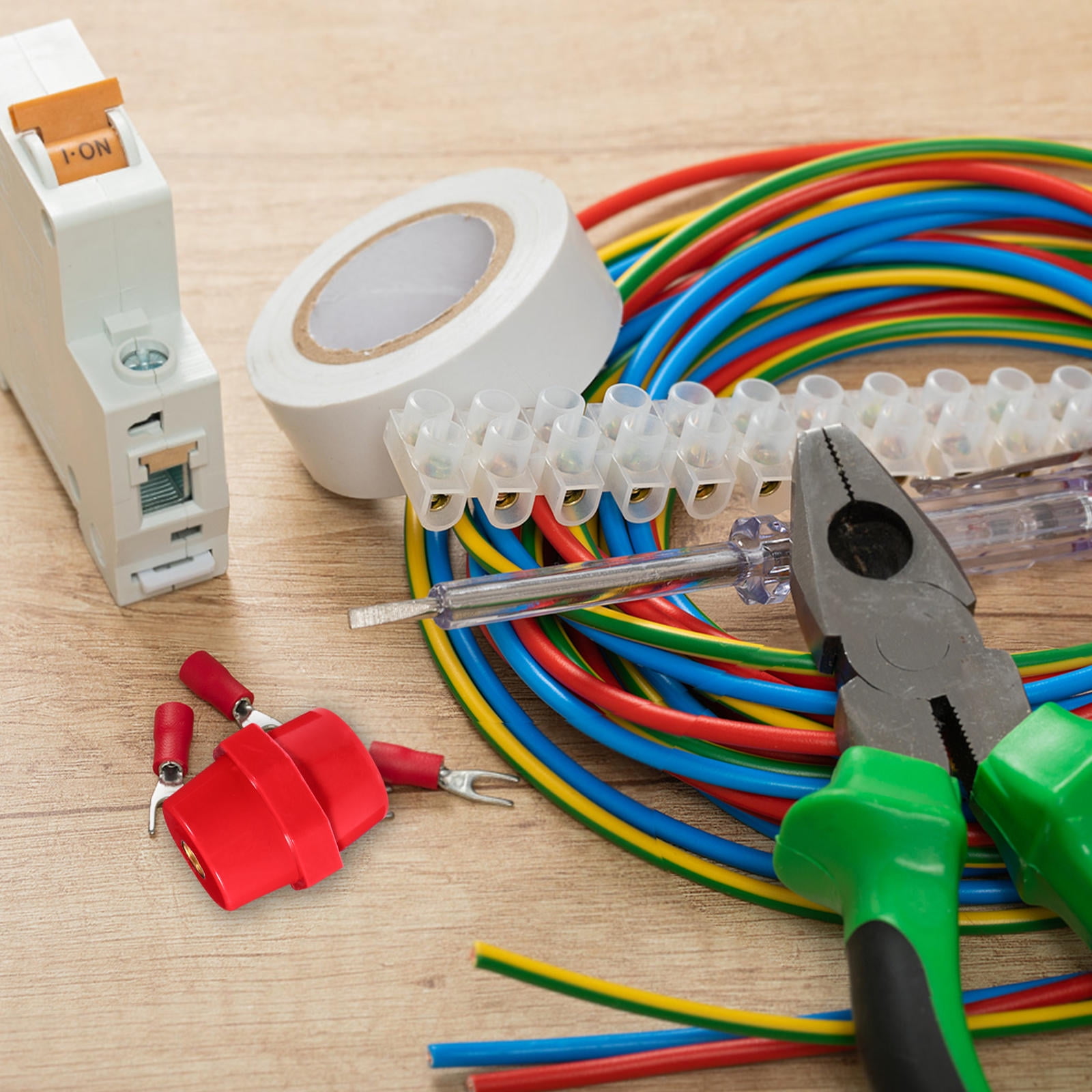 Hemoton Insulated Wiring Crimps Busbar Insulator Junctions Insulated ...