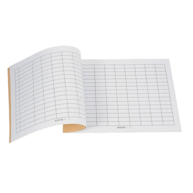 Hemoton Inventory Ledger Book for Office Warehouse School Home Blank ...