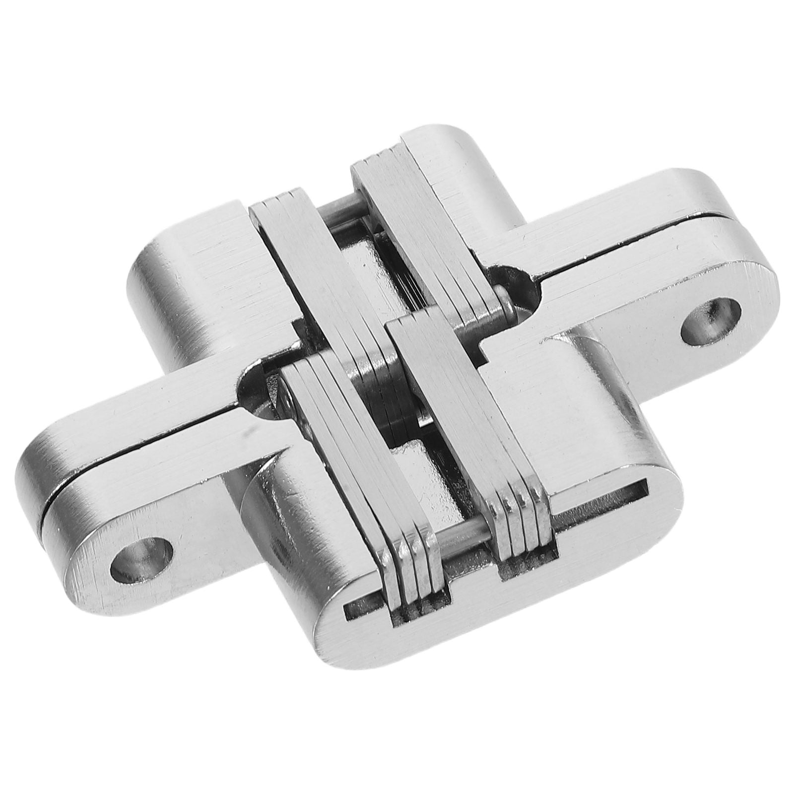 Hemoton Invisible Cross Hinge Concealed Door Hinges Heavy Duty Folding ...