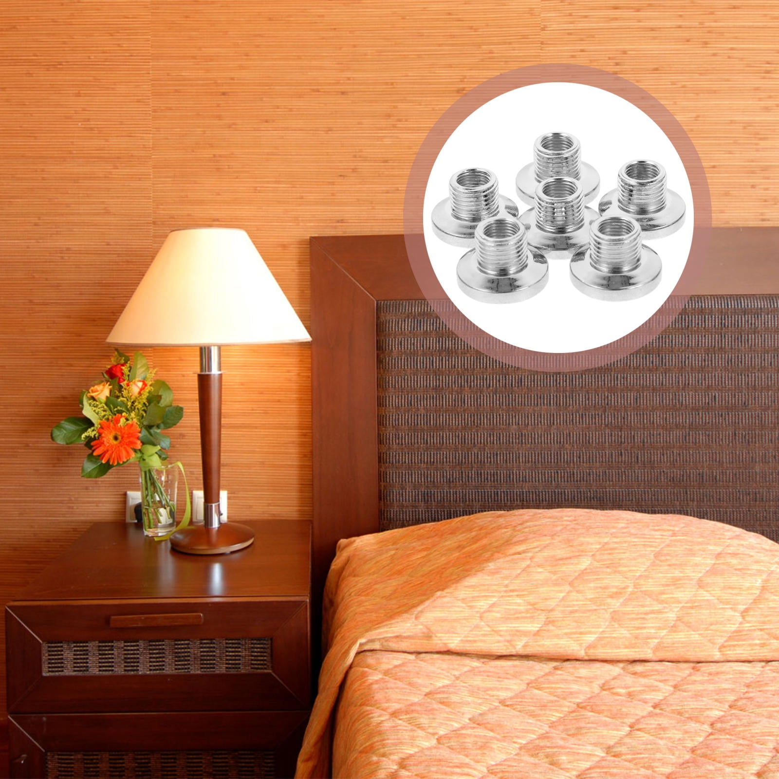 Hemoton Iron Connecting Table Lamps And Floor Lamps Adapter To M10 ...