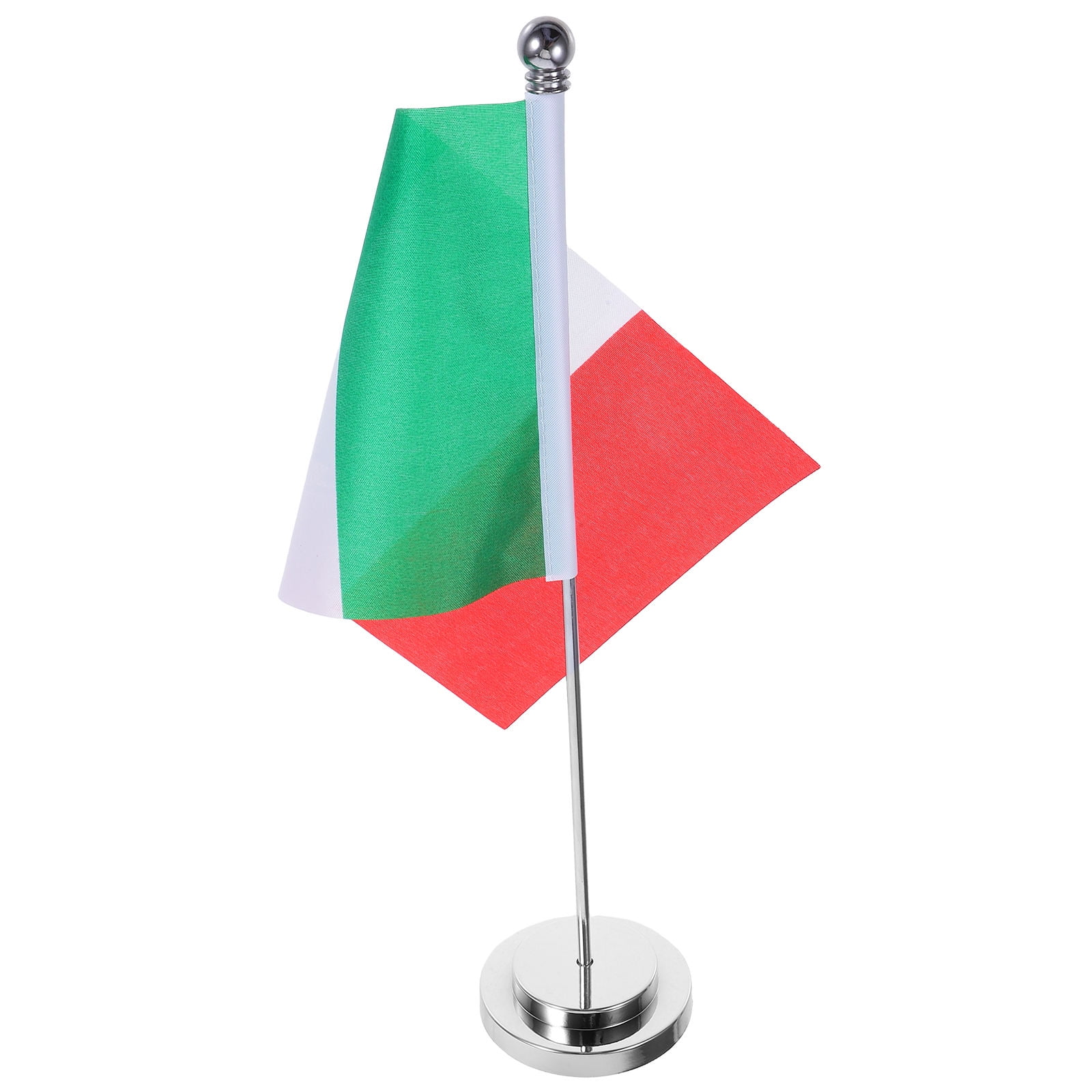 Hemoton Italy National Flag Tabletop Decoration With Stick Mini Office ...