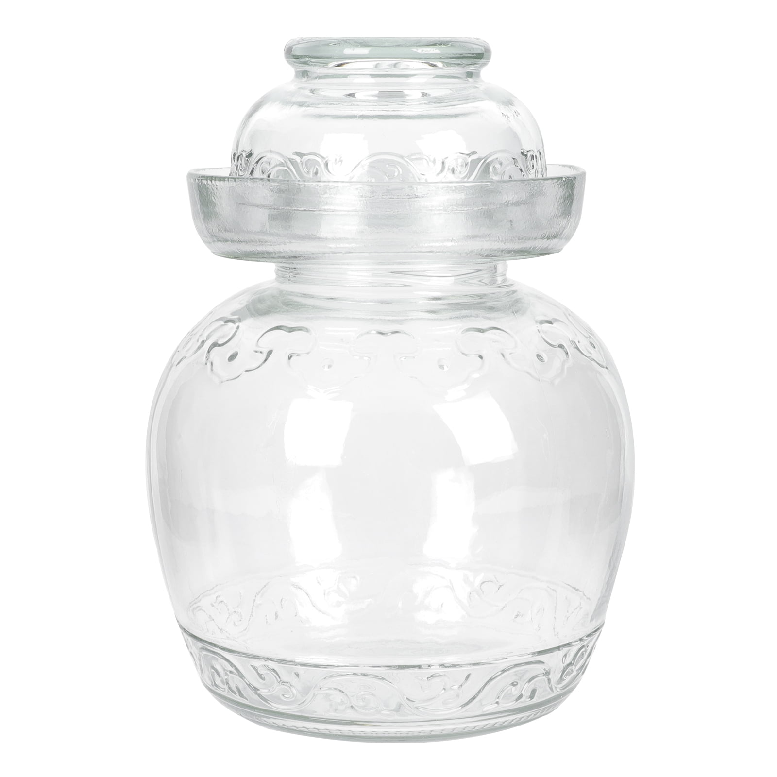 Hemoton Jar Pickle Glass Fermenting Crock Fermentation Kimchi Kitchen ...