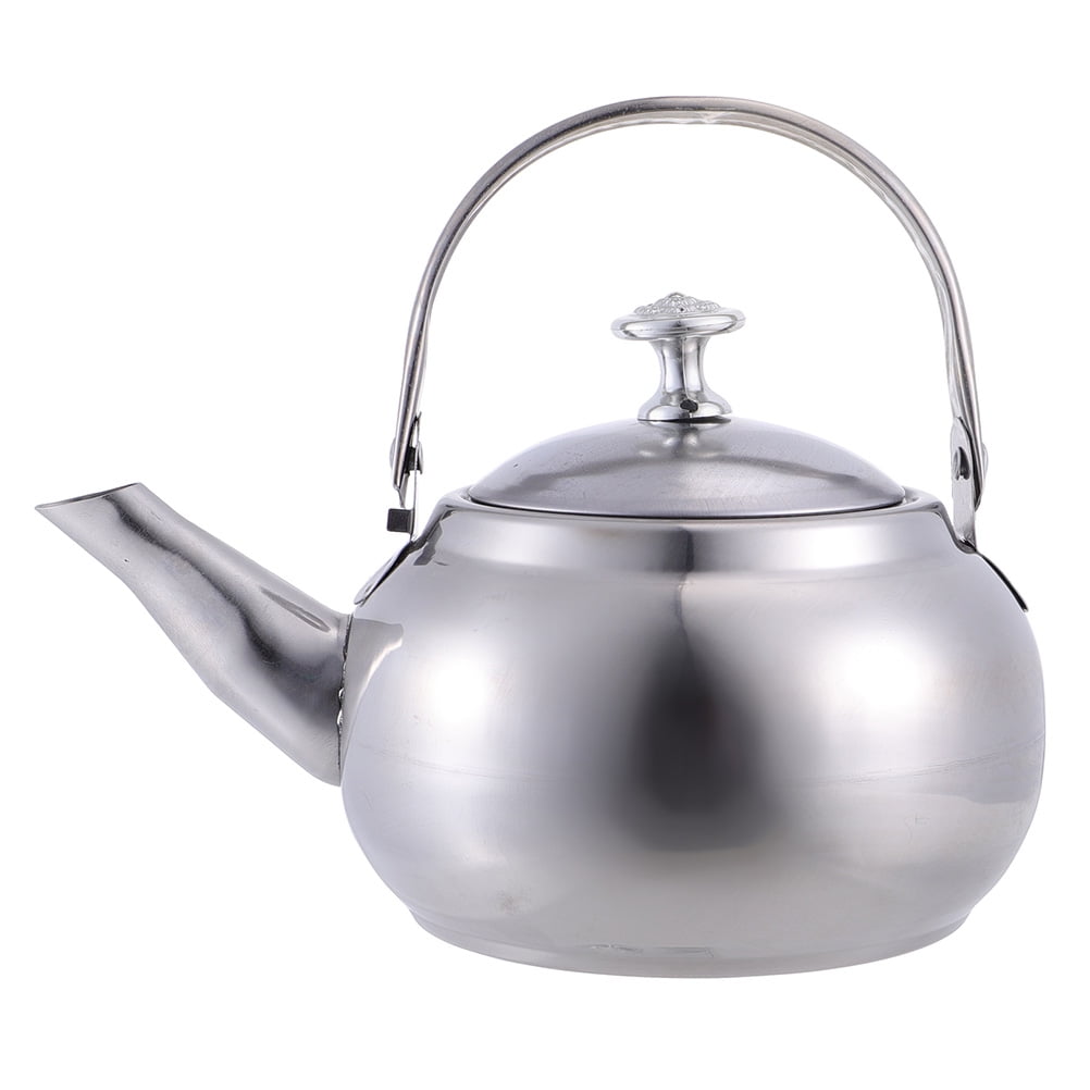 Hemoton Kettle Tea Water Pot Coffee Hot Removableheating Handheld Steel ...