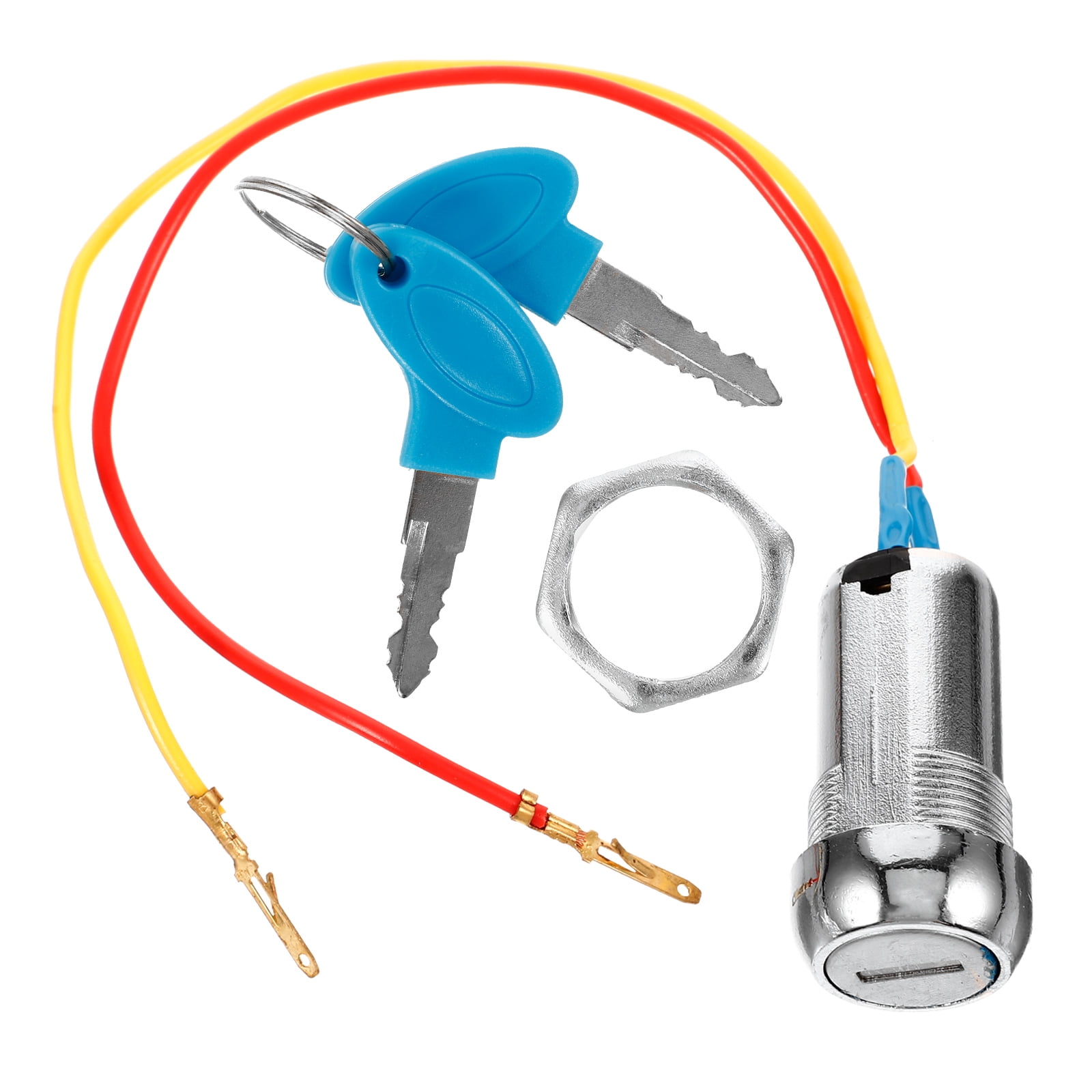 Hemoton Key Starter Switch Electric Scooter Ignition Keyed Switch Lock ...