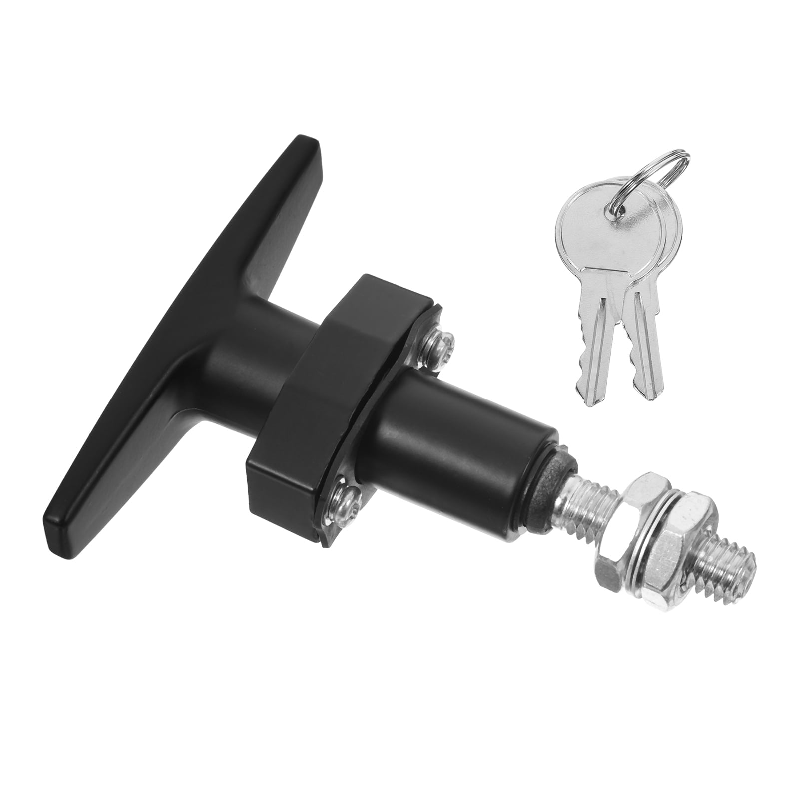 Hemoton Keyed Lock Mailbox Lock Replacement Heavy-Duty T-Handle Latch ...
