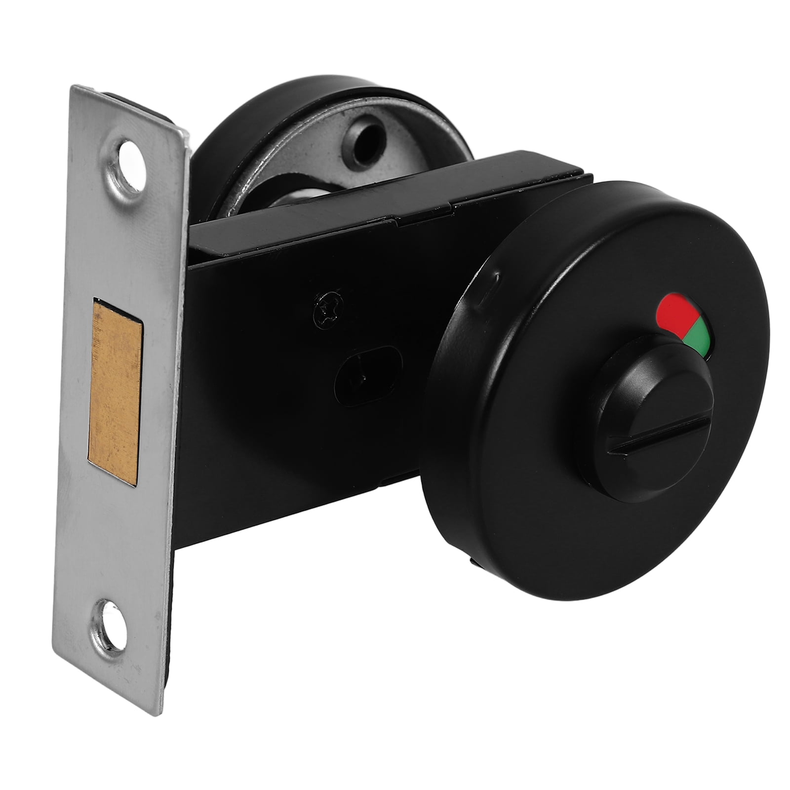 Hemoton Keyless Bathroom Door Lock Stainless Steel Privacy Indicator ...