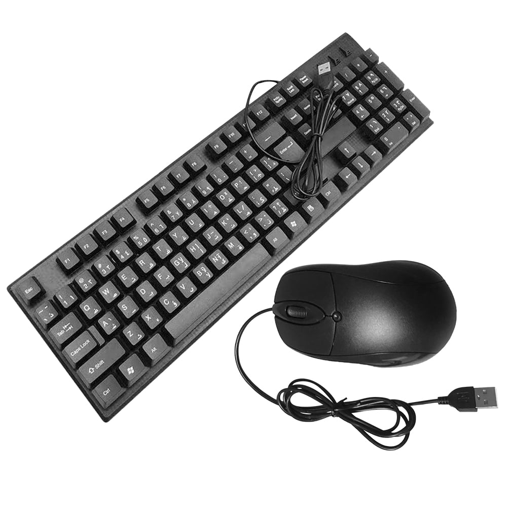 Hemoton Keypad Ergonomic Keyboard Fine Craftsmanship and Mouse ...