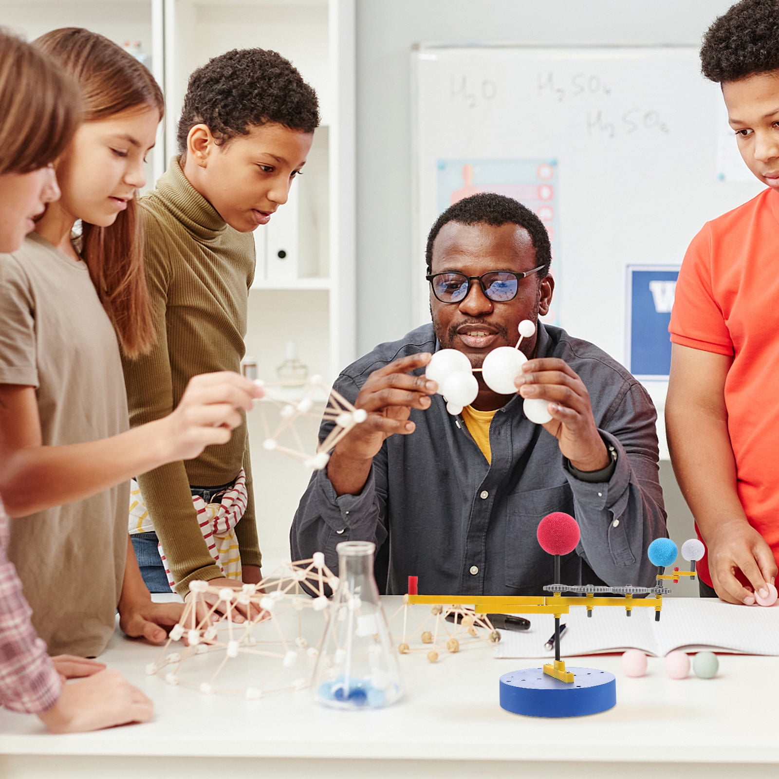 Hemoton Kids' Sun Earth Moon Model Interactive Science Kit for Learning ...