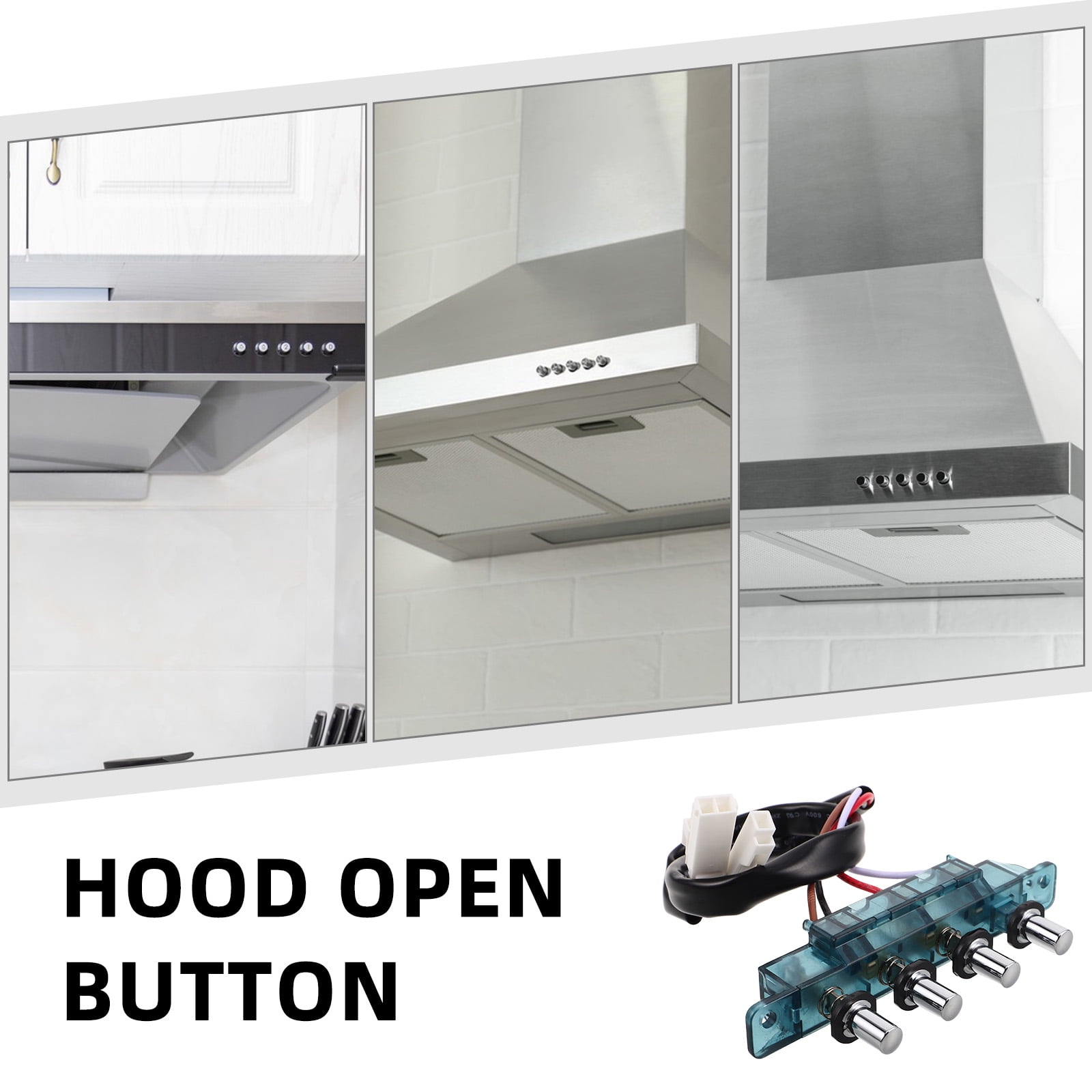 Hemoton Kitchen Range Hood Switches Pushbutton Switch Control Board For ...