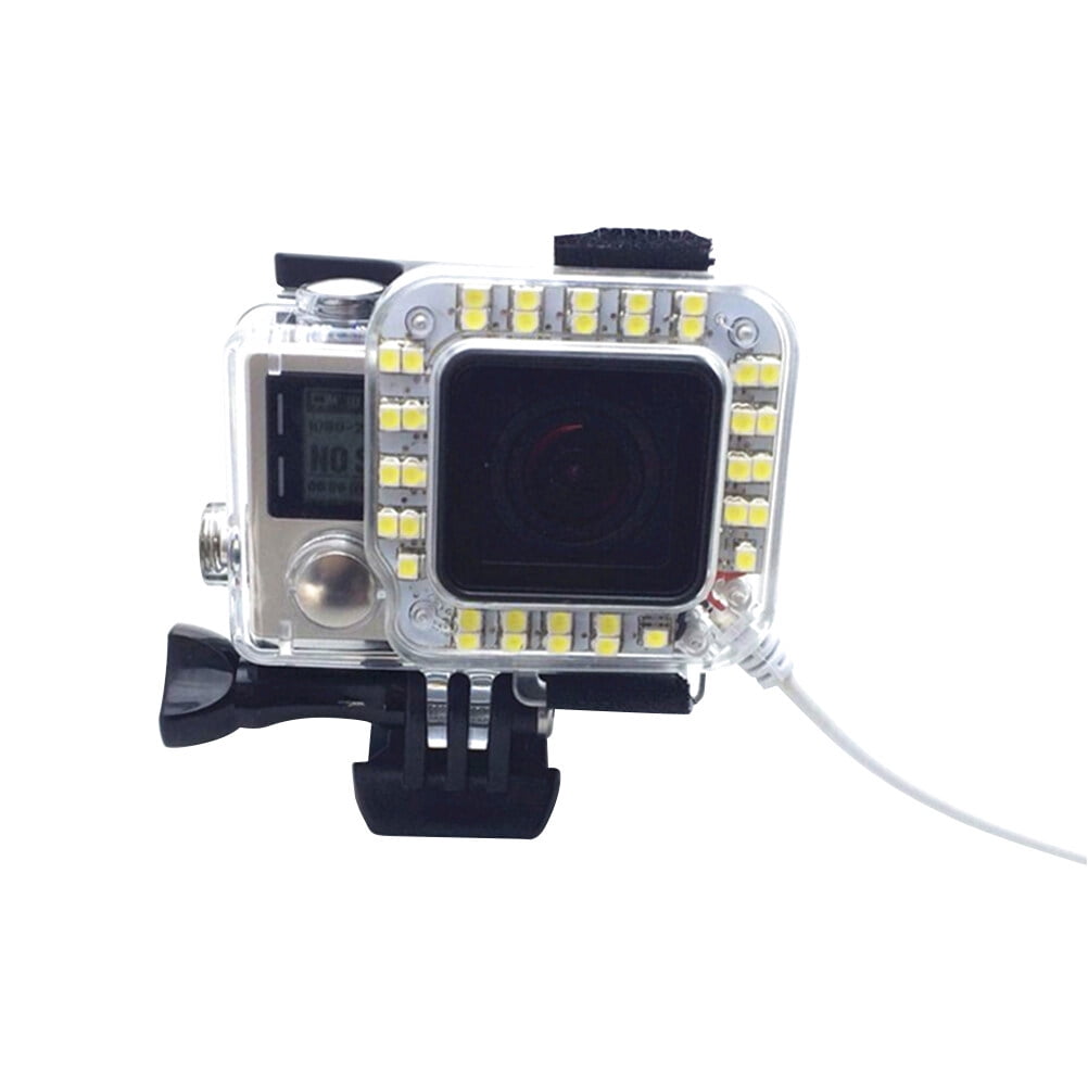 Hemoton LED Ring Shooting Night Flash Light for GoPro Hero 3+ / Hero 4 ...