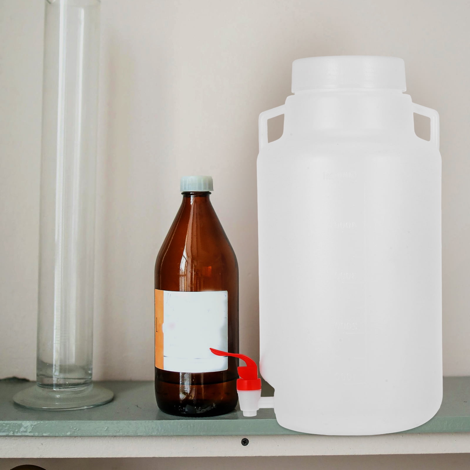 Hemoton Lab Dispensing Jug Spigot Dispenser Reagent Storage Bottle ...