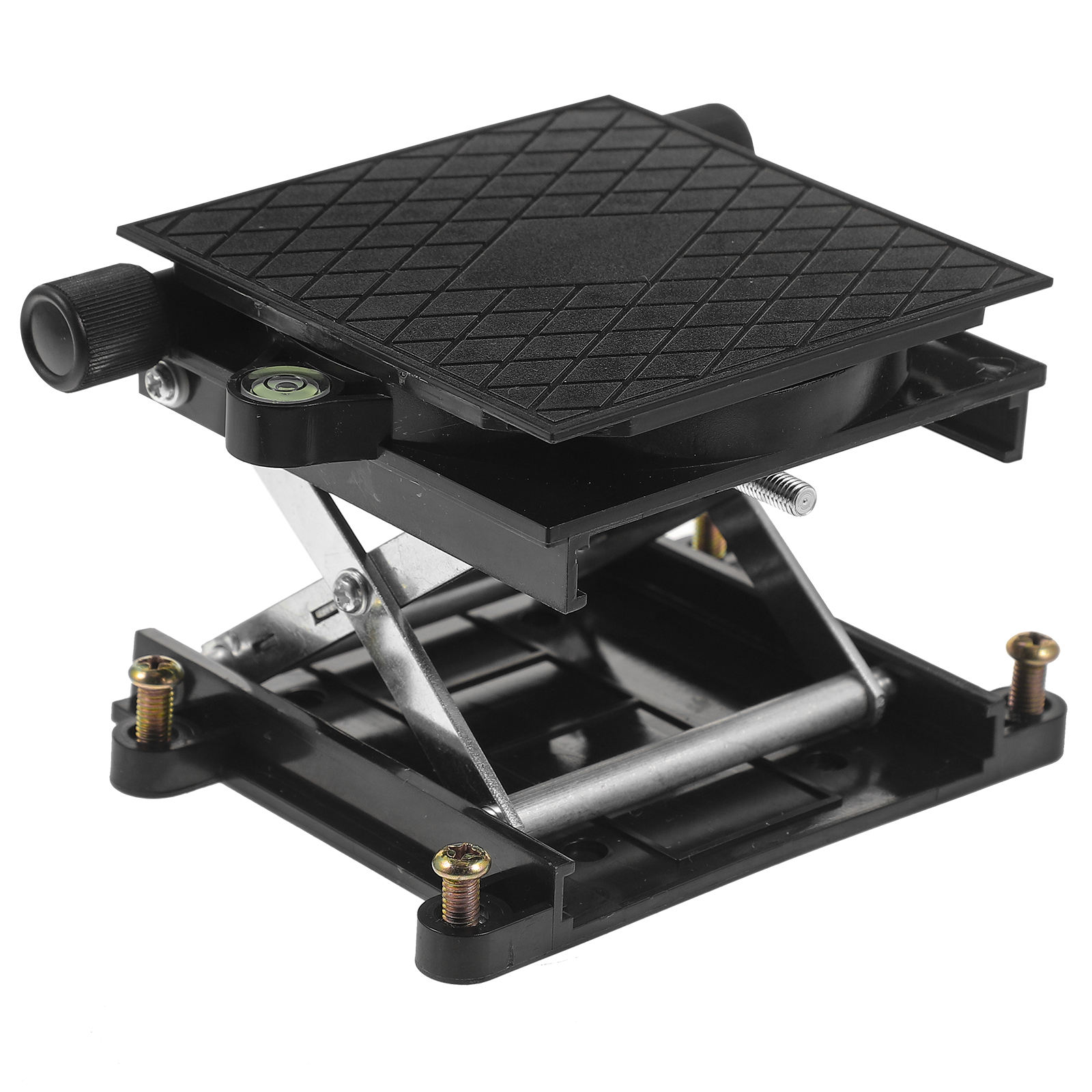 Hemoton Lab Jack Scissor Stand Heavy Duty Lifting Platform Laboratory Support Jack Platform with ...