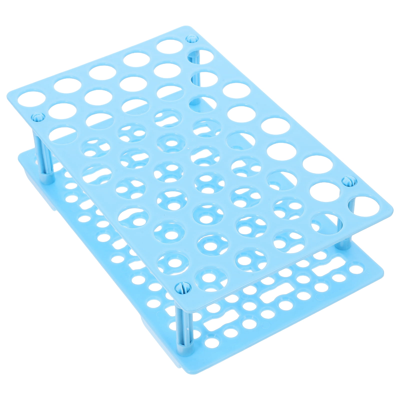 HEMOTON Plastic Test Tube Rack Holder with 50 Holes for 10ml and 15ml ...