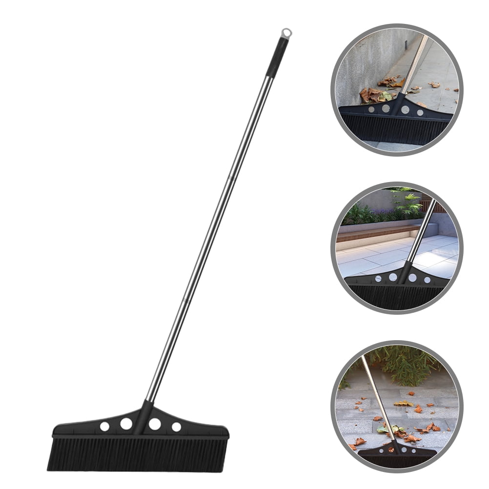 Hemoton Large Black Detachable Broom for Garden Heavy Duty Outdoor ...