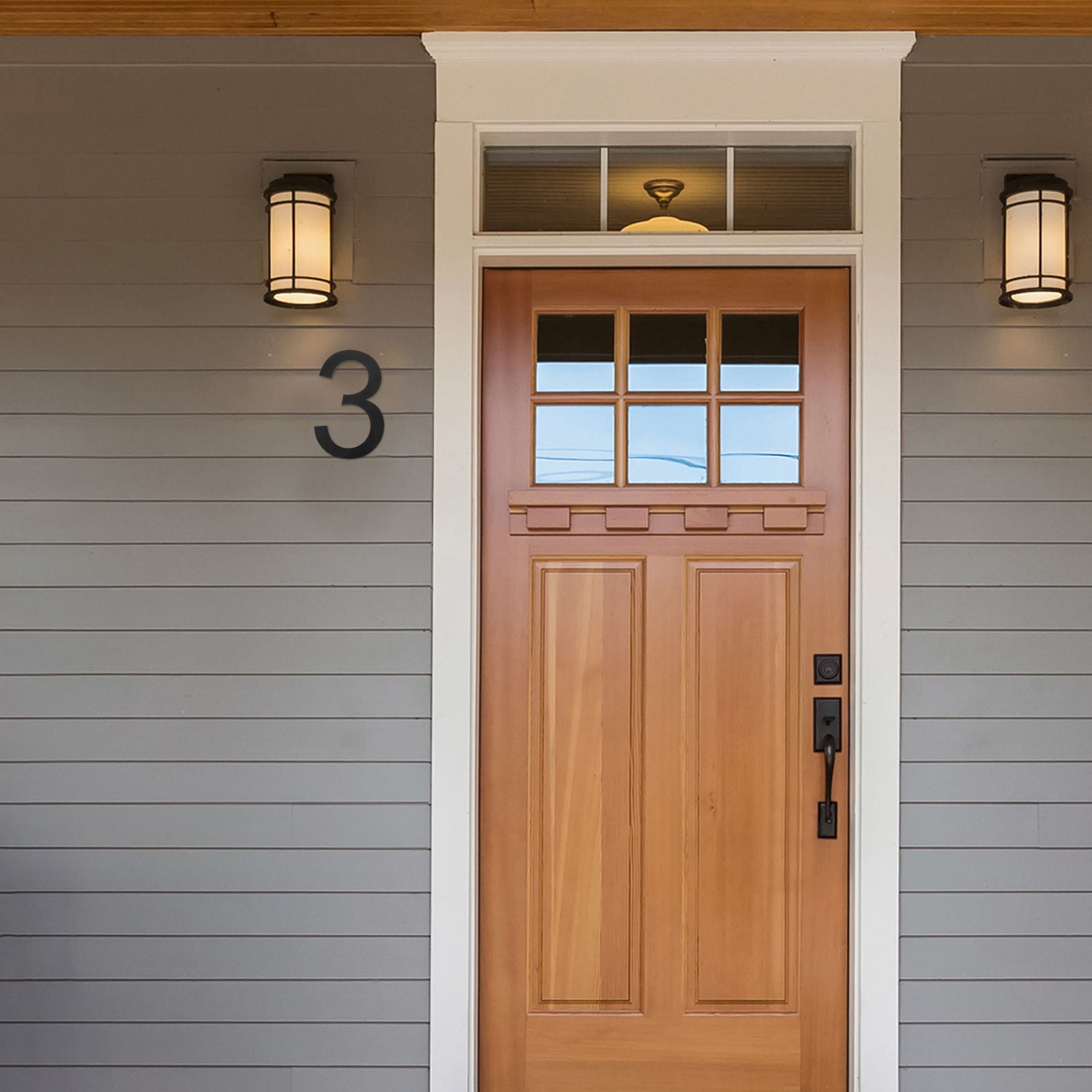 Hemoton Large House Numbers Stainless Steel Address Numbers Floating ...