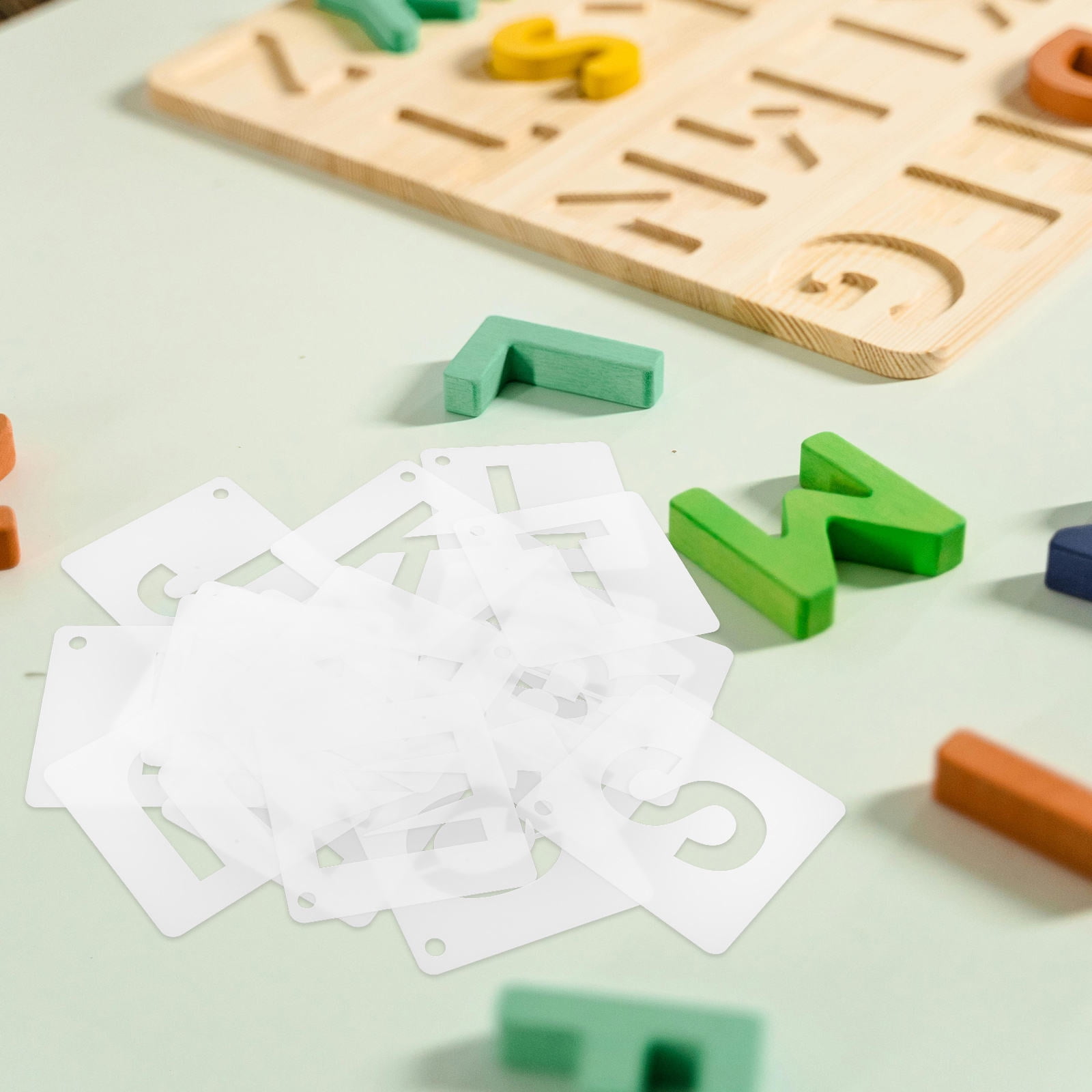 Hemoton Letter Template Letters Stencil Alphabet Stencils Child White ...