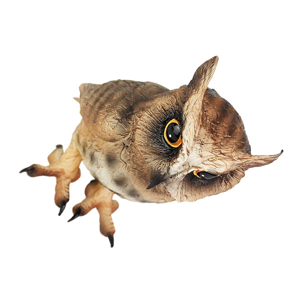 Hemoton Lifelike Simulation Wild Animal Model Solid Plastic Birds Owl ...