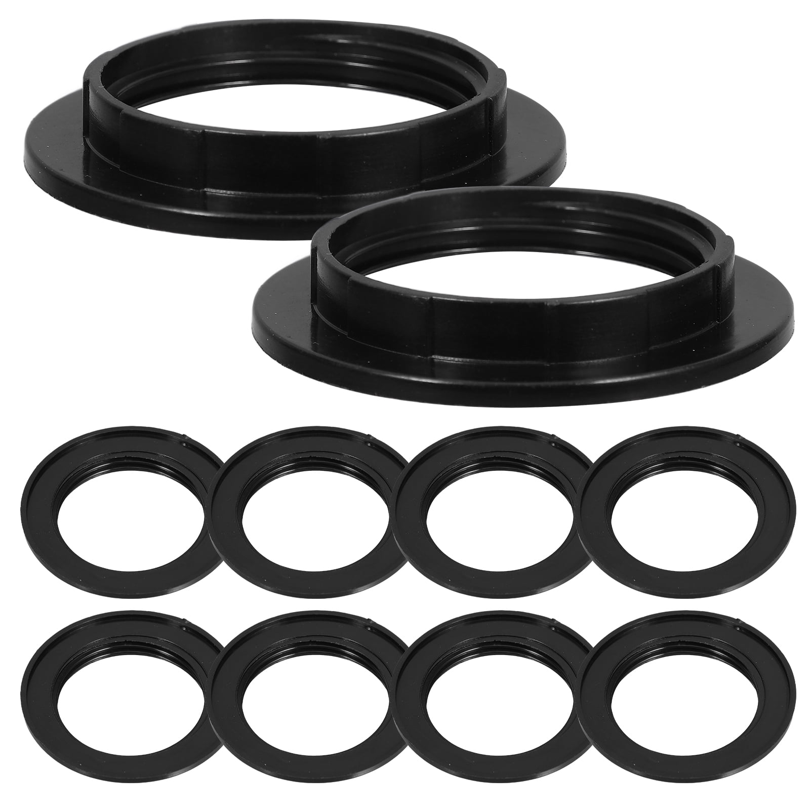 Hemoton Light Socket Shade Rings Plastic Threaded Socket Ring For ...
