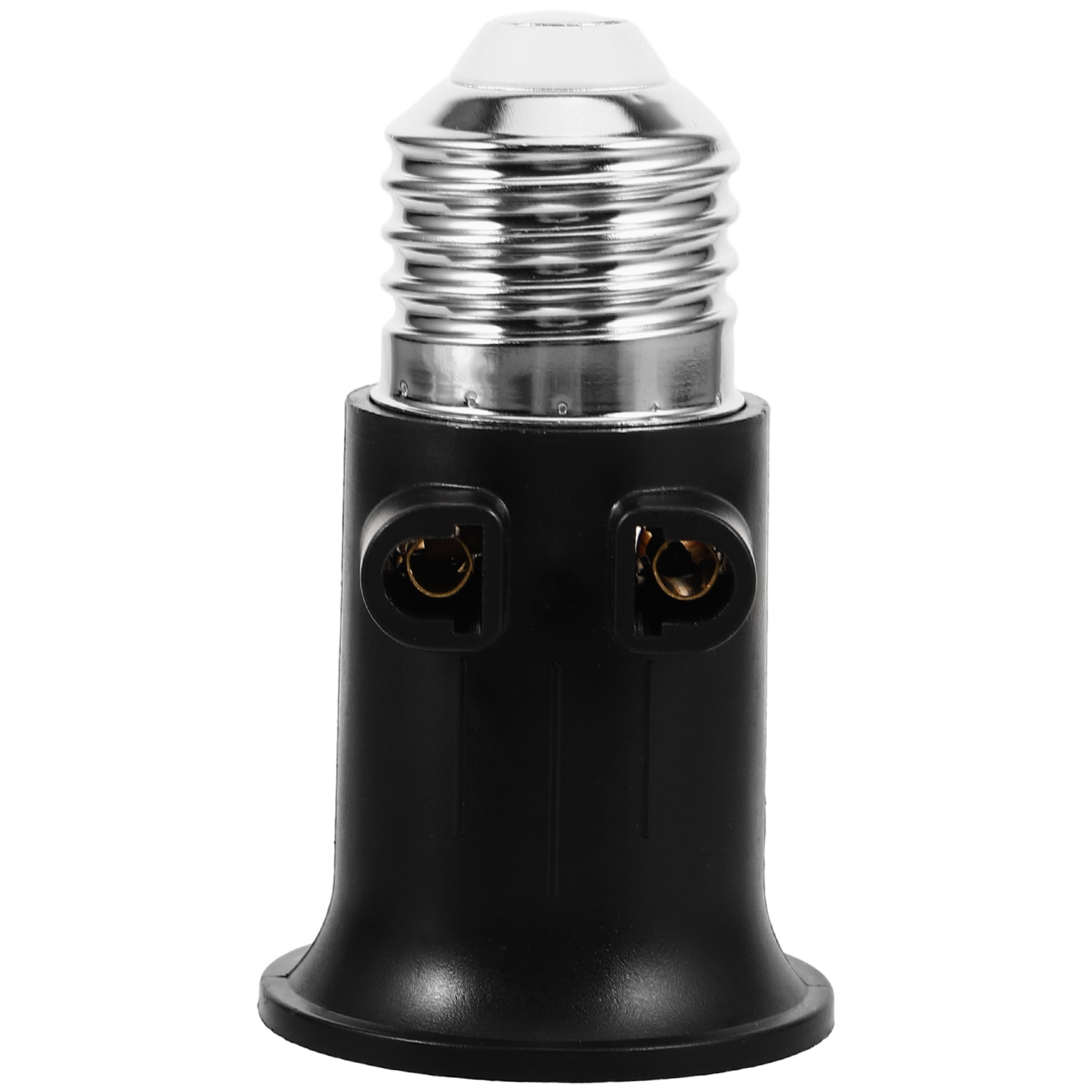 Hemoton-Light Socket To Plug Adapter E26 Bulb Splitter Double 3-prong ...