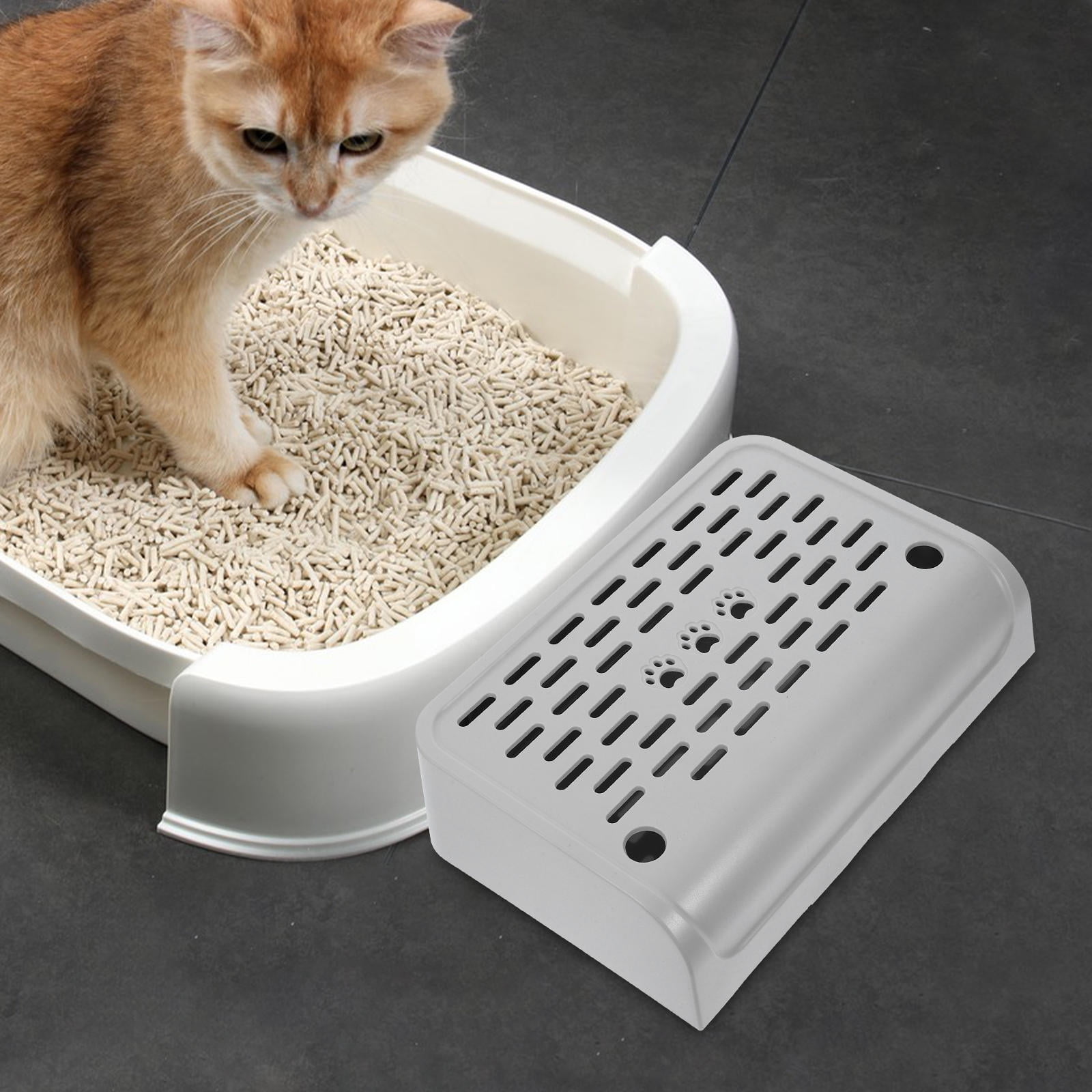 Hemoton Litter Box Step Stool Cat Litter Step Elderly Cat Litter Ramp ...